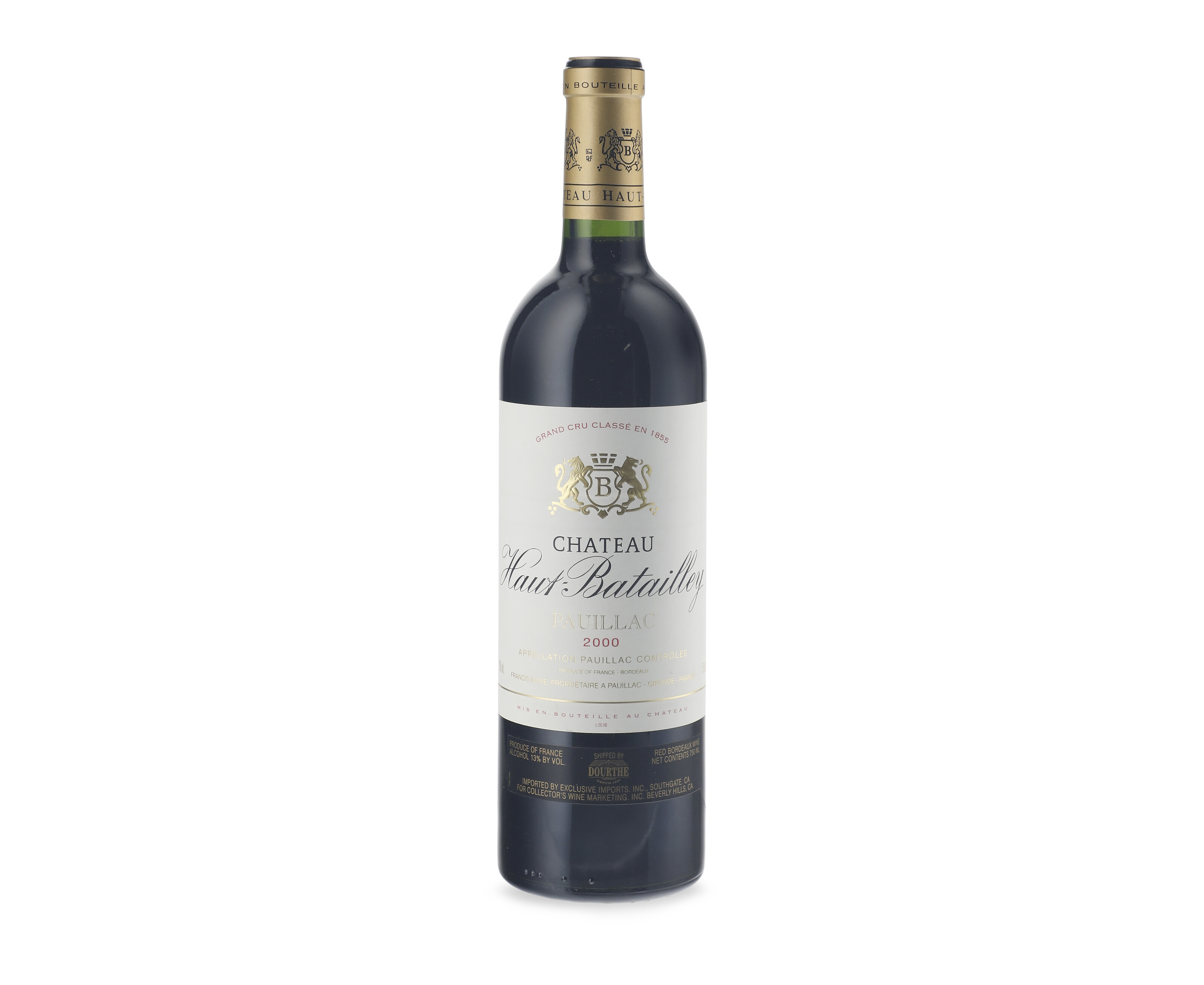 Château Haut-Batailley 2000, Pauillac, 5ème Cru Classé1 discolored ...