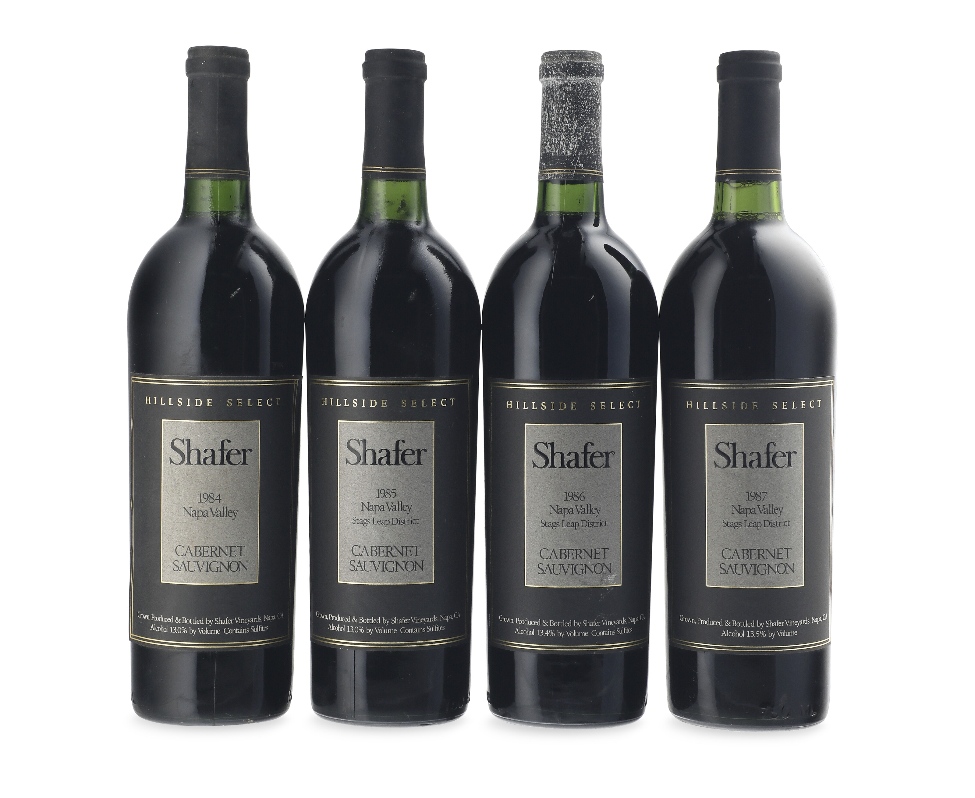 Mixed Shafer, Hillside Select, 1984u.1bn, 1ts, 1 slightly damaged label ...