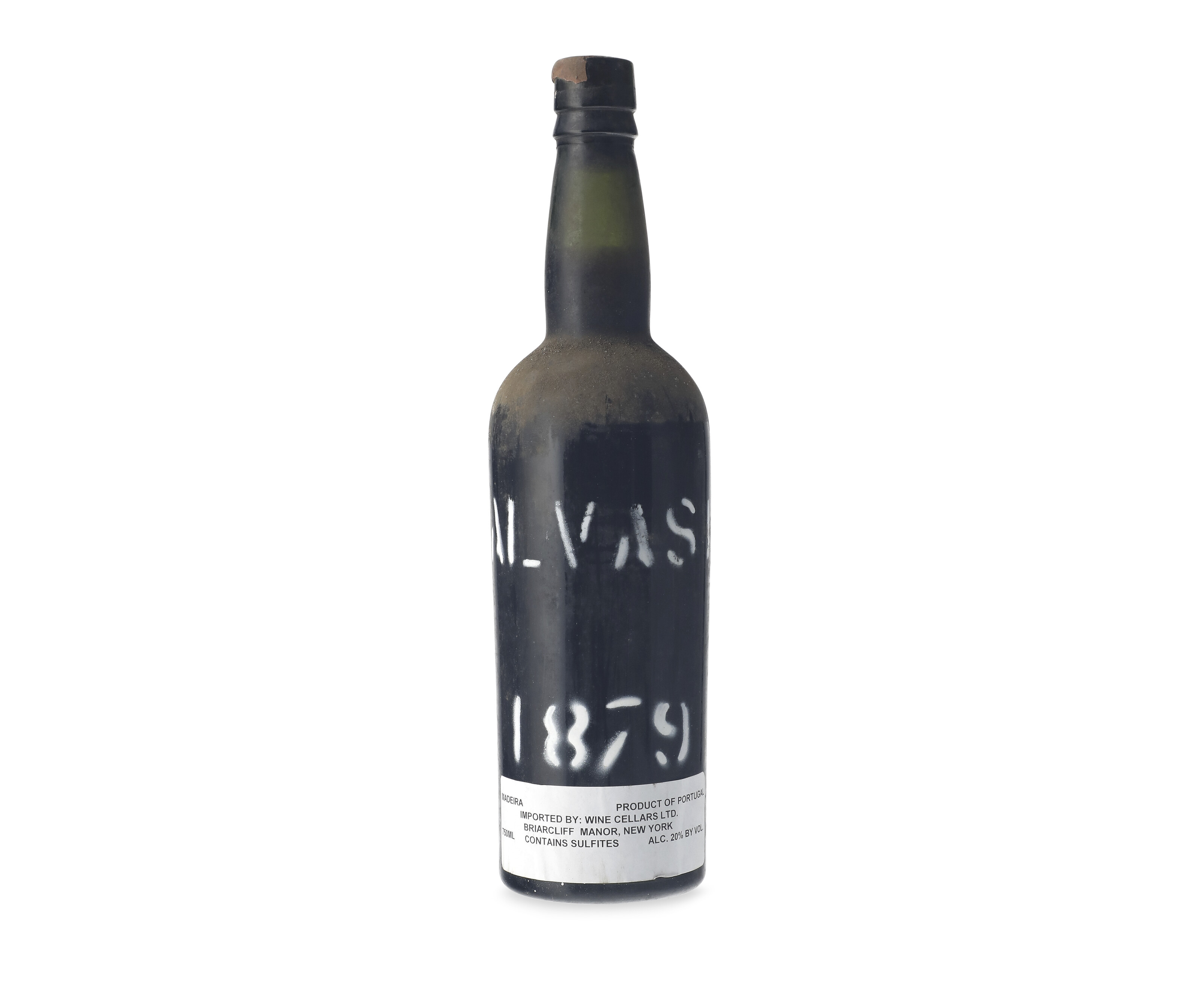 Heirs Jorge Castro, Malvasia 1879, MadeiraLevel bn, remains of wax ...