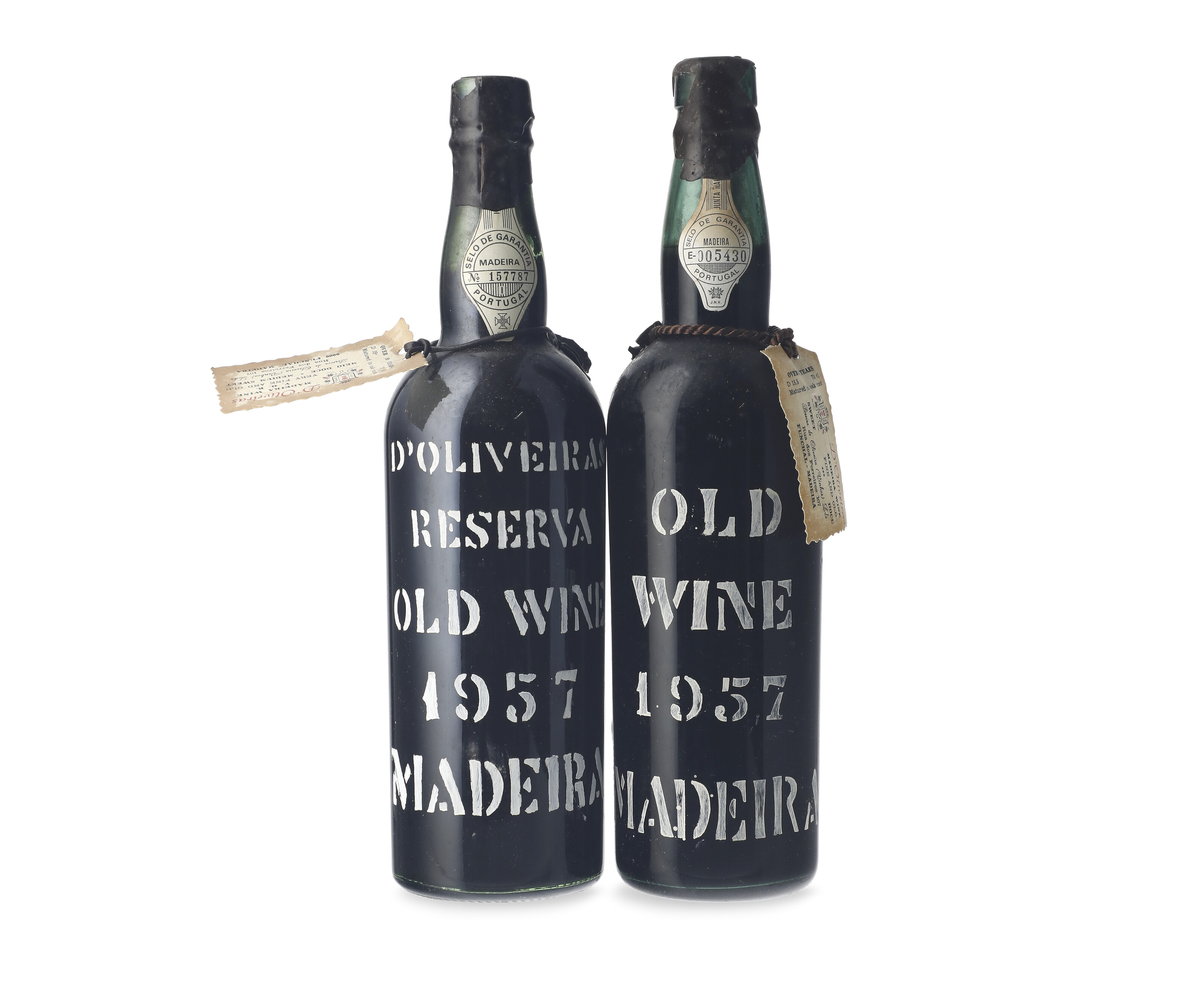 Mixed D'Oliveiras 1957, Old Wine 1957Levels bn or better, 3 stenciled Old Wine, over 20 years ...