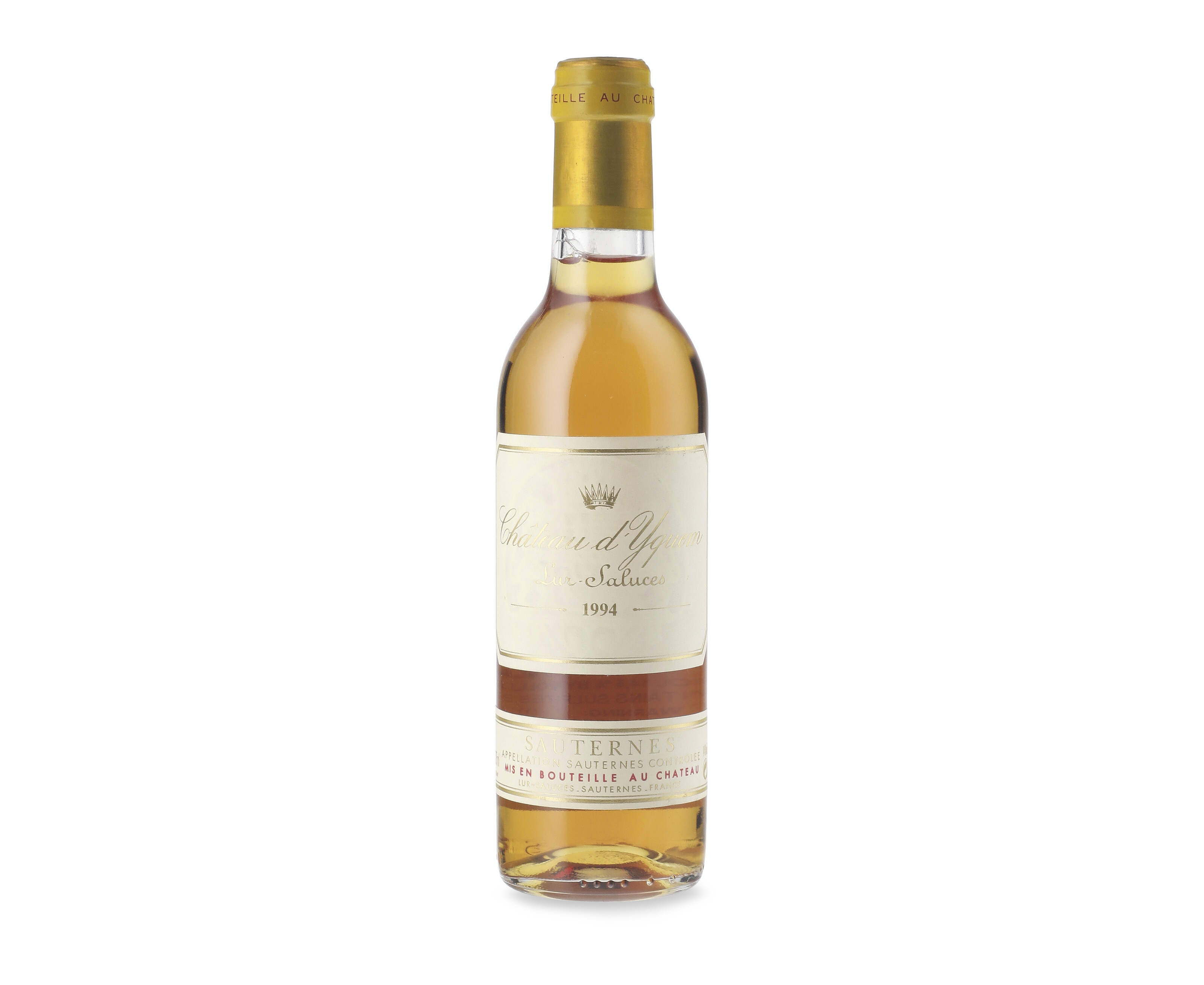 Château d'Yquem 1994, Sauternes, 1er Cru SuperieurLevels into neck ...