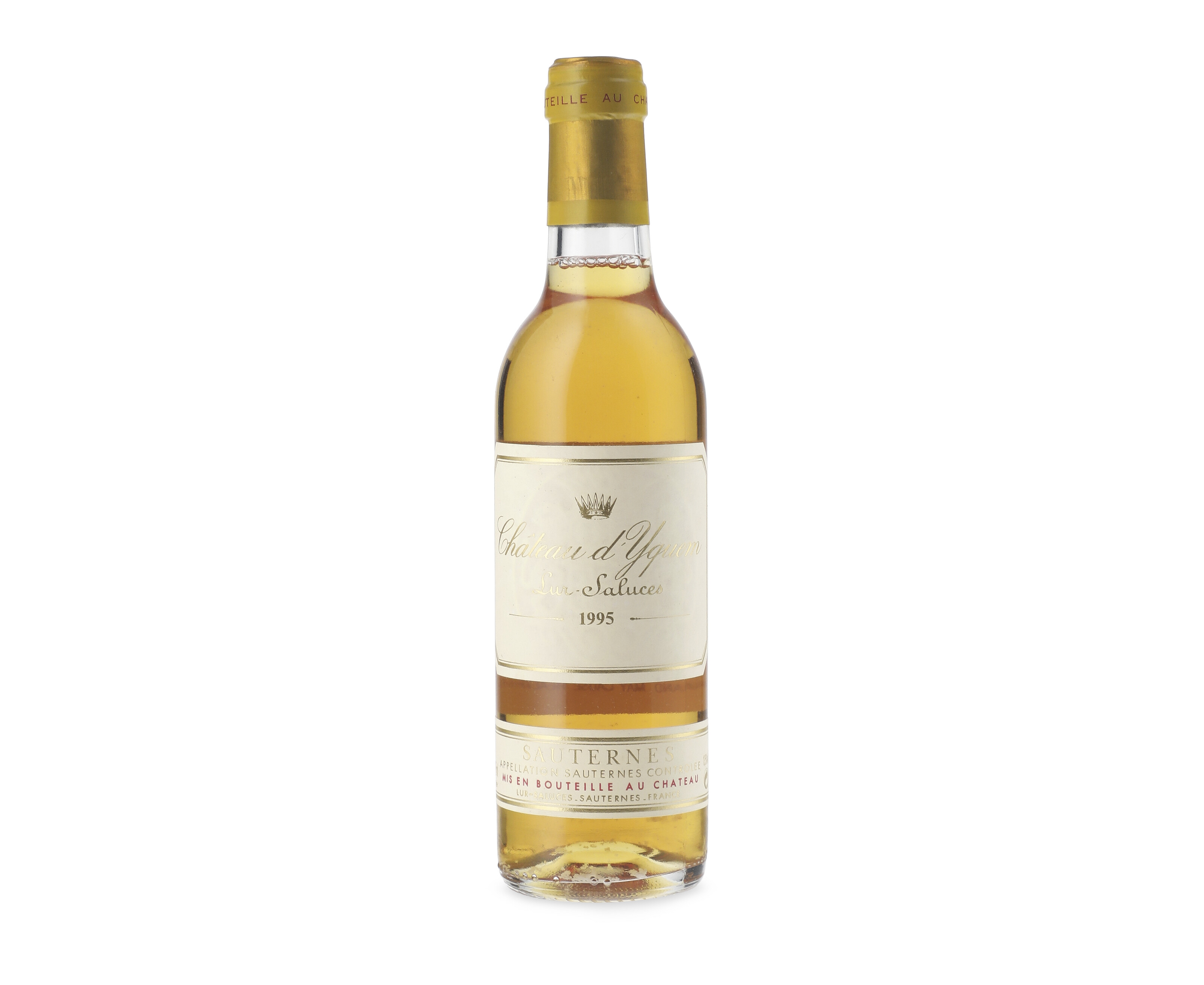 Château d'Yquem 1995, Sauternes, 1er Cru SuperieurLevels into neck ...