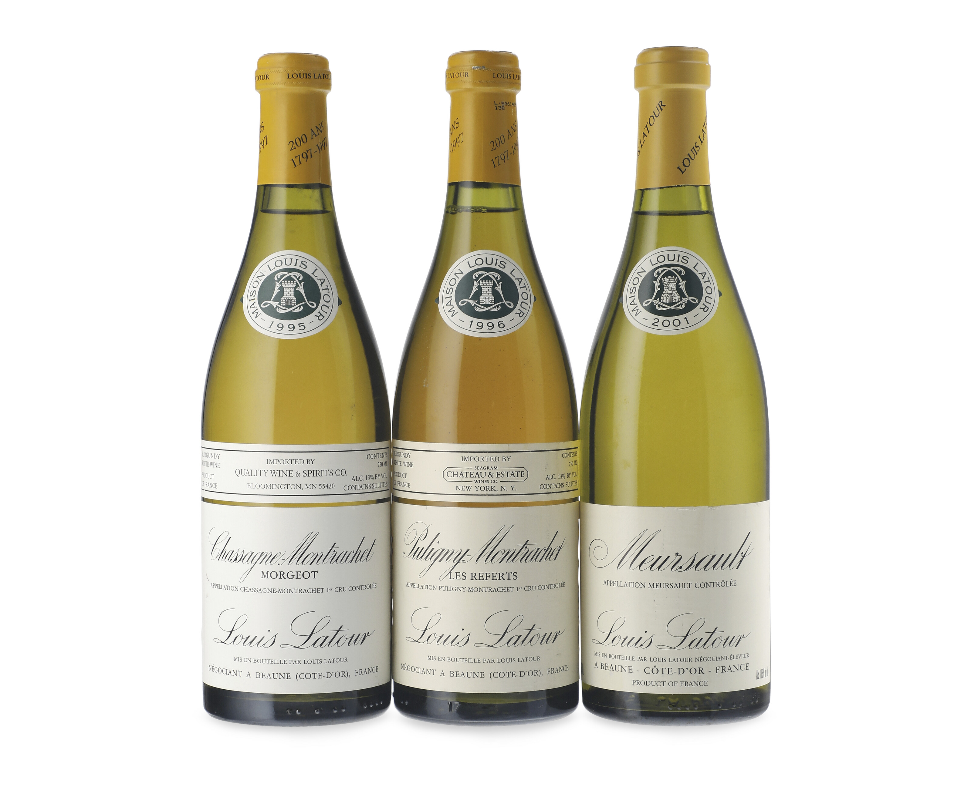 Mixed Louis Latour, Louis Latour, Chassagne-Montrachet, Morgeot 1995u ...