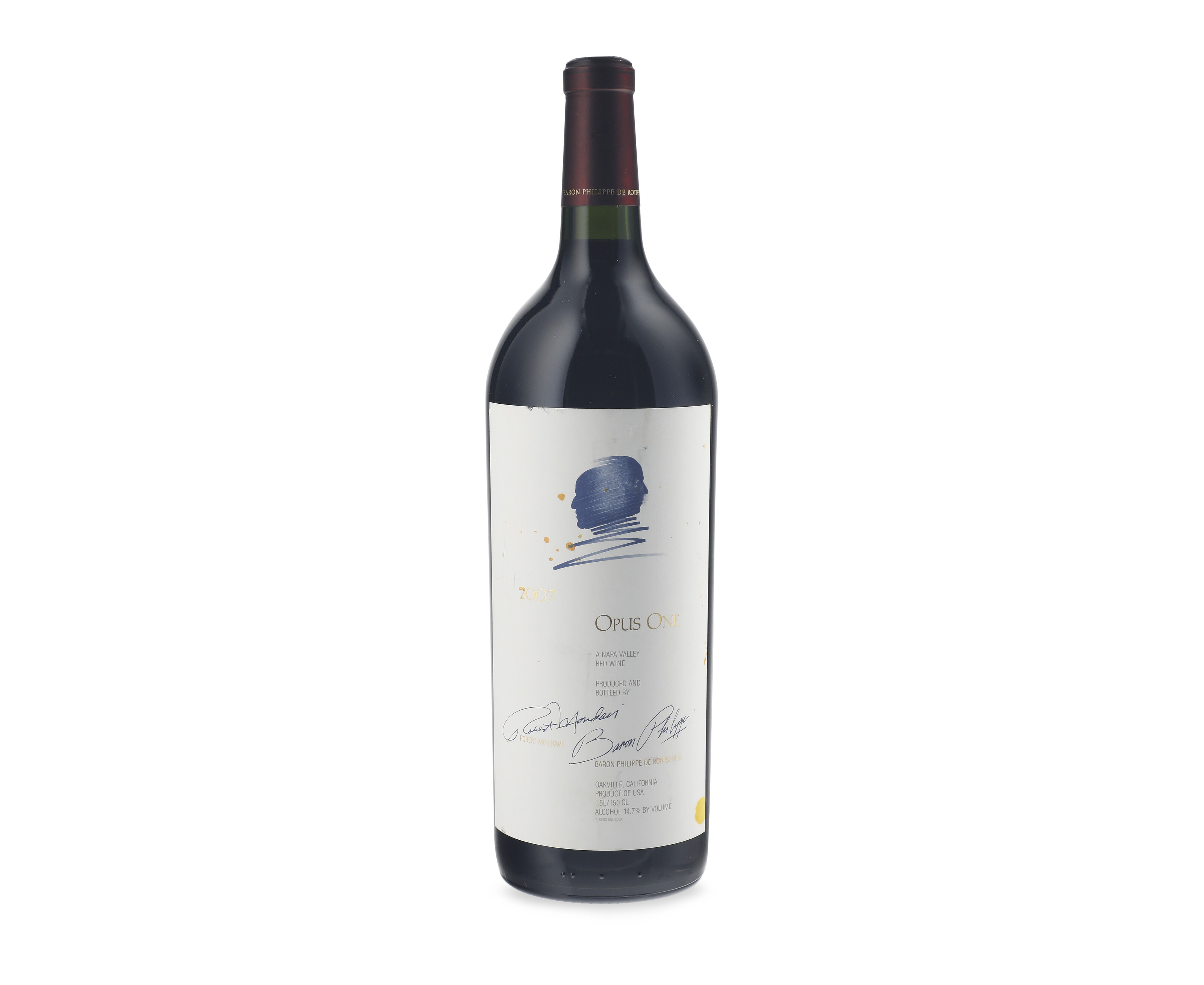 Opus One 2007, Napa Valleyslightly stained label | Christie’s