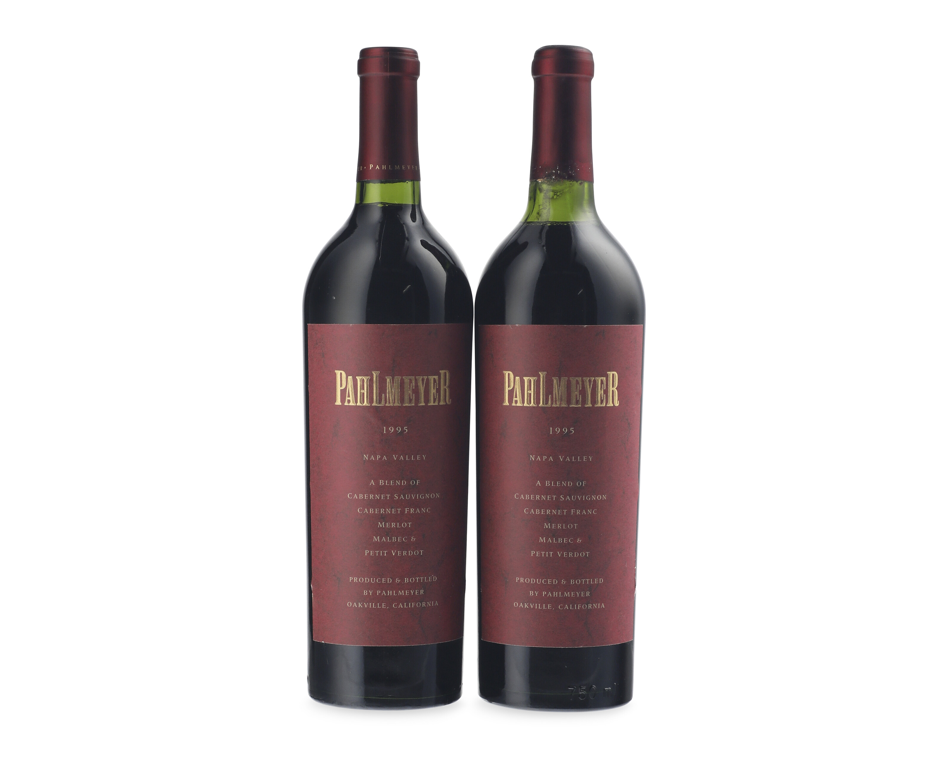 Pahlmeyer, Proprietary Red 1995, Napa Valleyu.1bn, 1ts, 1 corroded ...