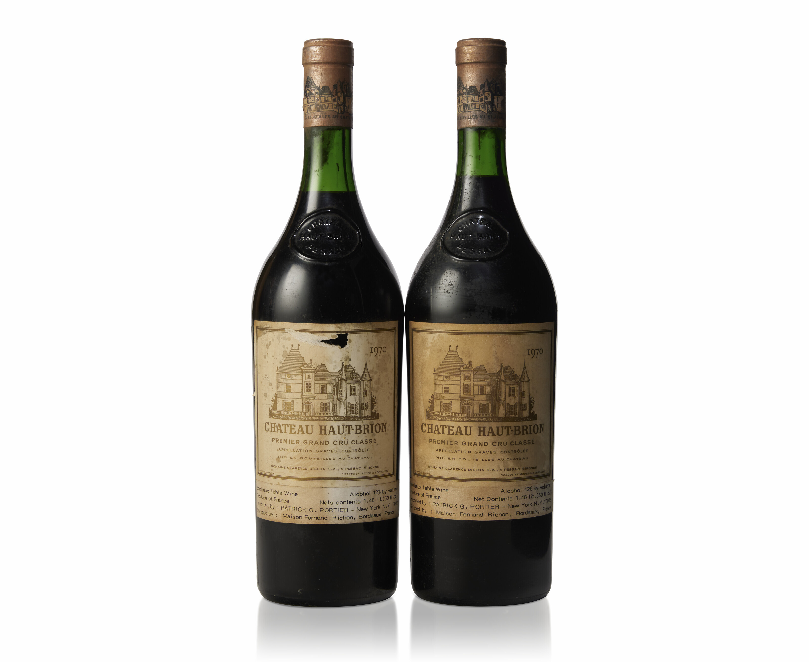 Château Haut-Brion 1970, Premier Cru Classé, Pessac-LéognanCorroded ...