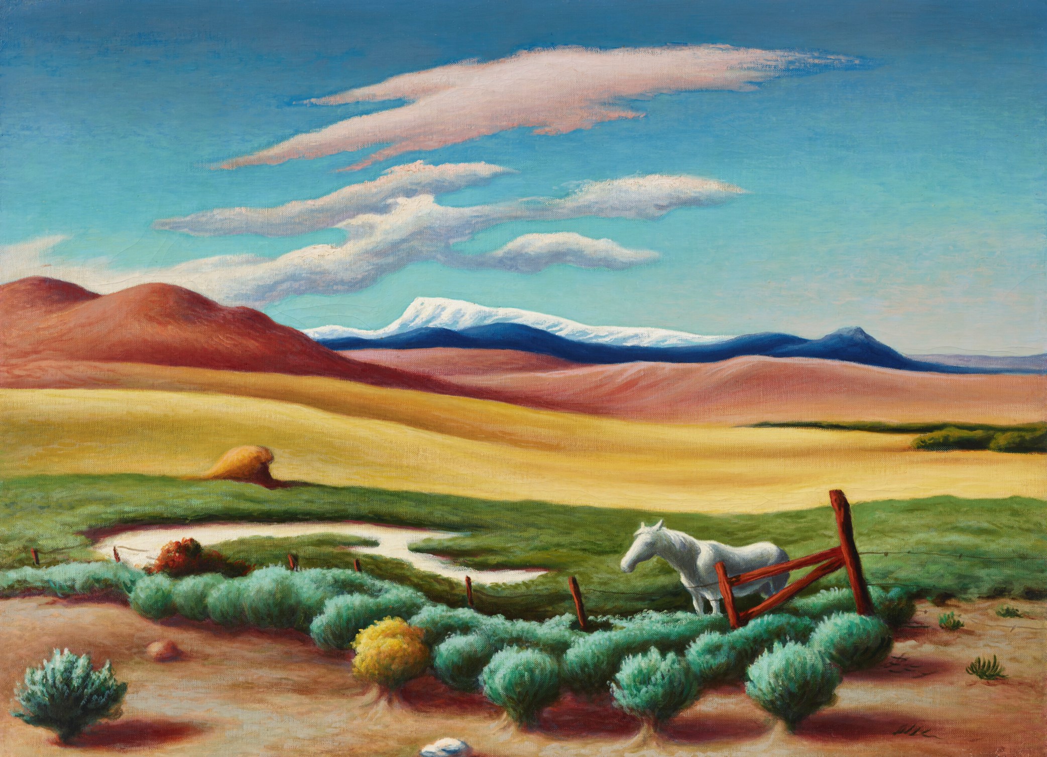 THOMAS HART BENTON (1889-1975), White Horse | Christie's