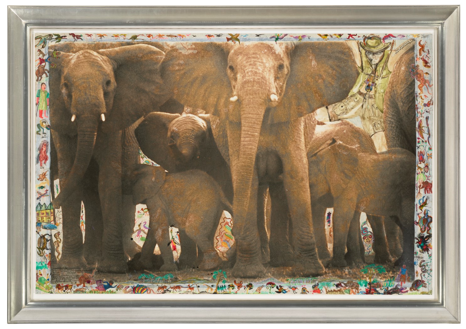 PETER BEARD (1938–2020), Elephant Family at Buffalo Springs (Buffalo ...