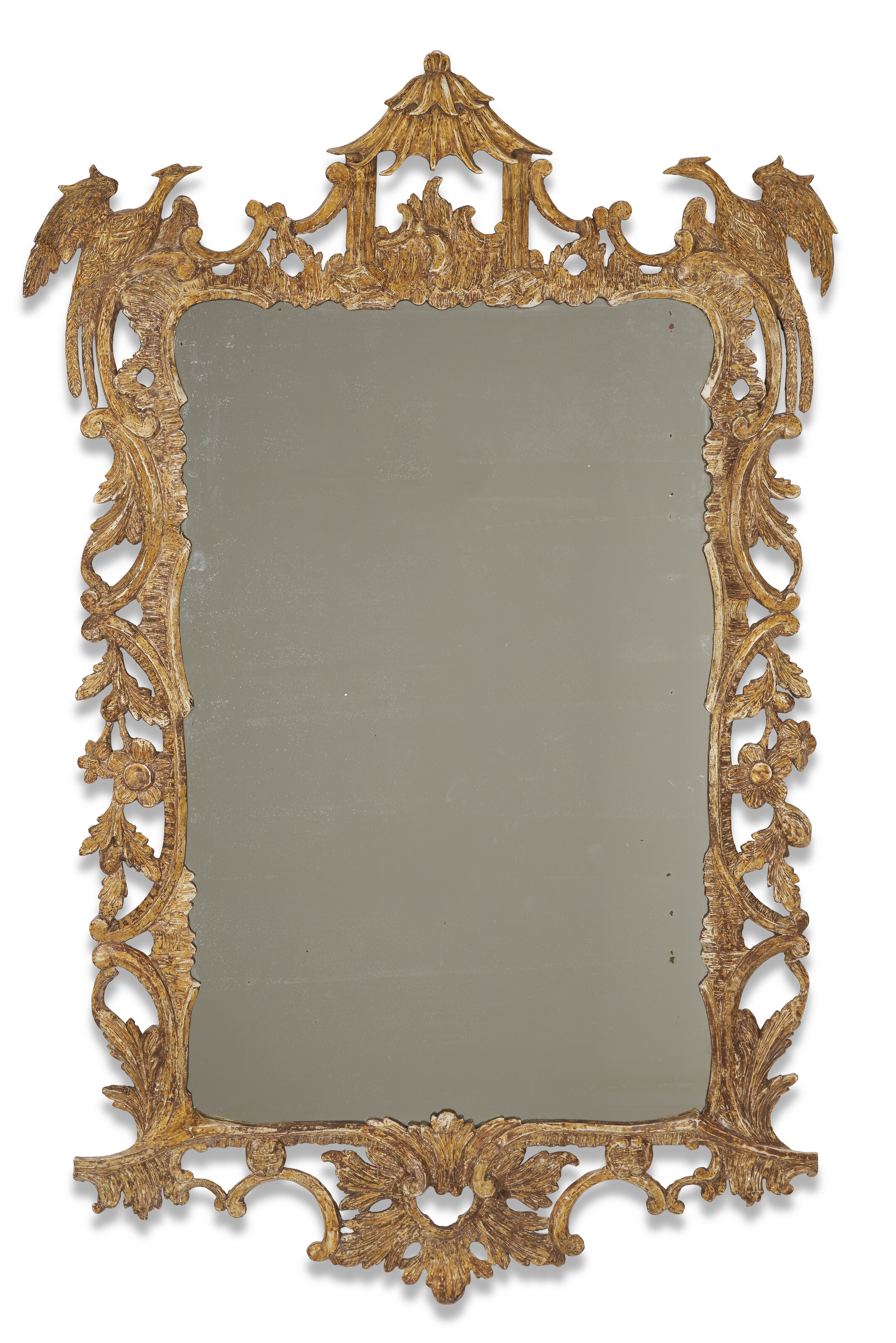 AN EARLY GEORGE III GILTWOOD MIRROR, CIRCA 1765 | Christie’s