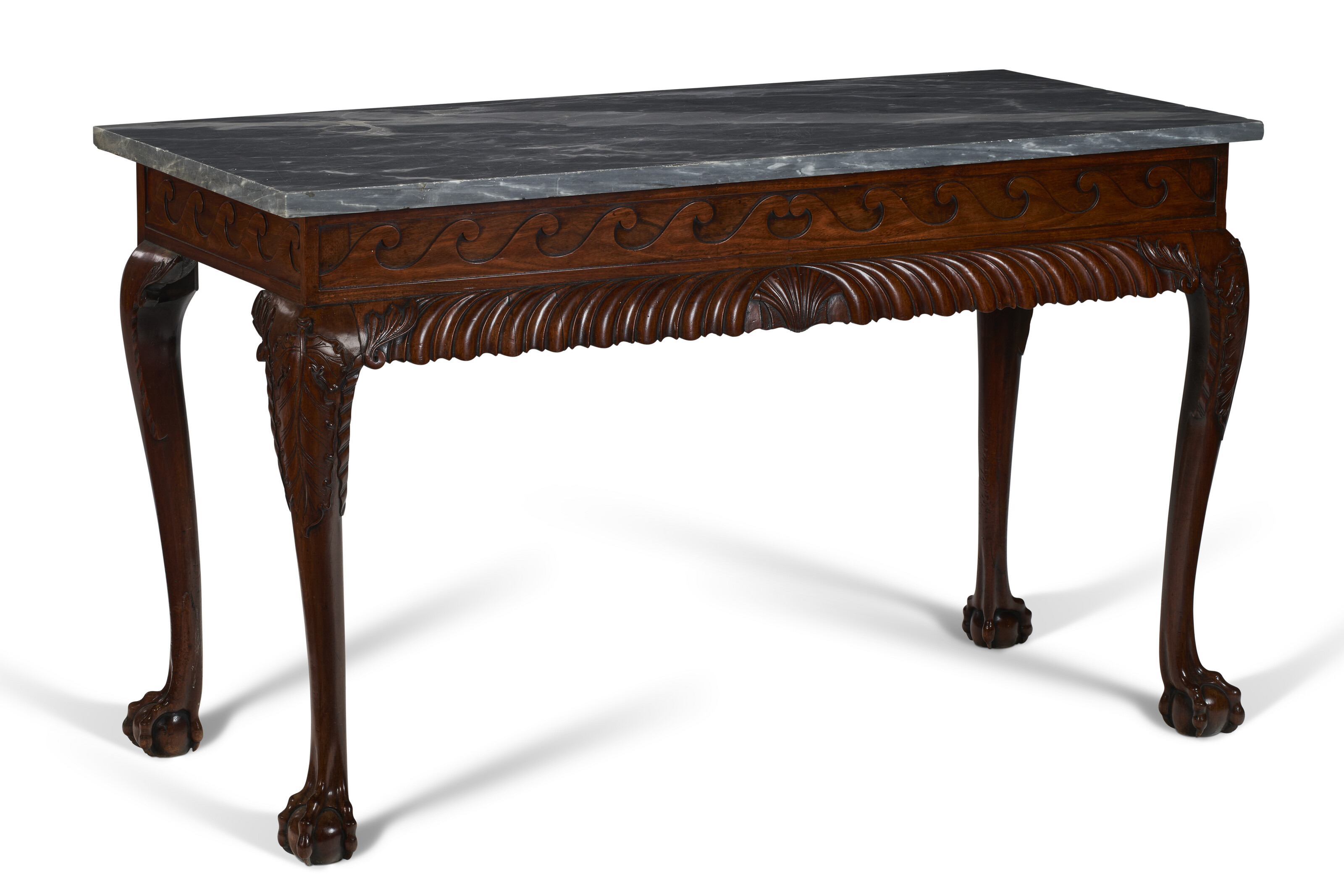 AN IRISH GEORGE II MAHOGANY SIDE TABLE, MID-18TH CENTURY | Christie’s