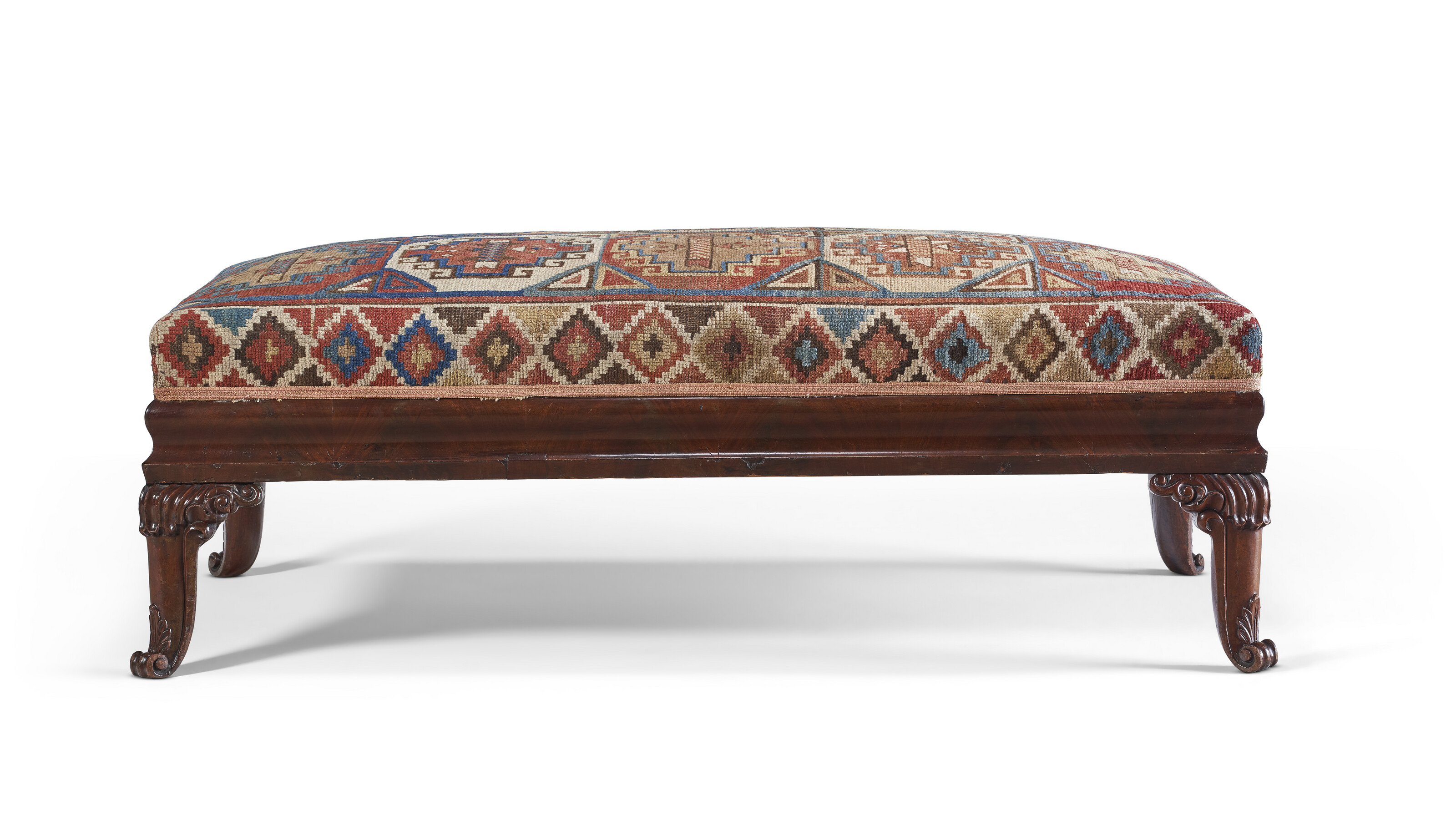 A GERMAN MAHOGANY OTTOMAN, MID-19TH CENTURY | Christie’s