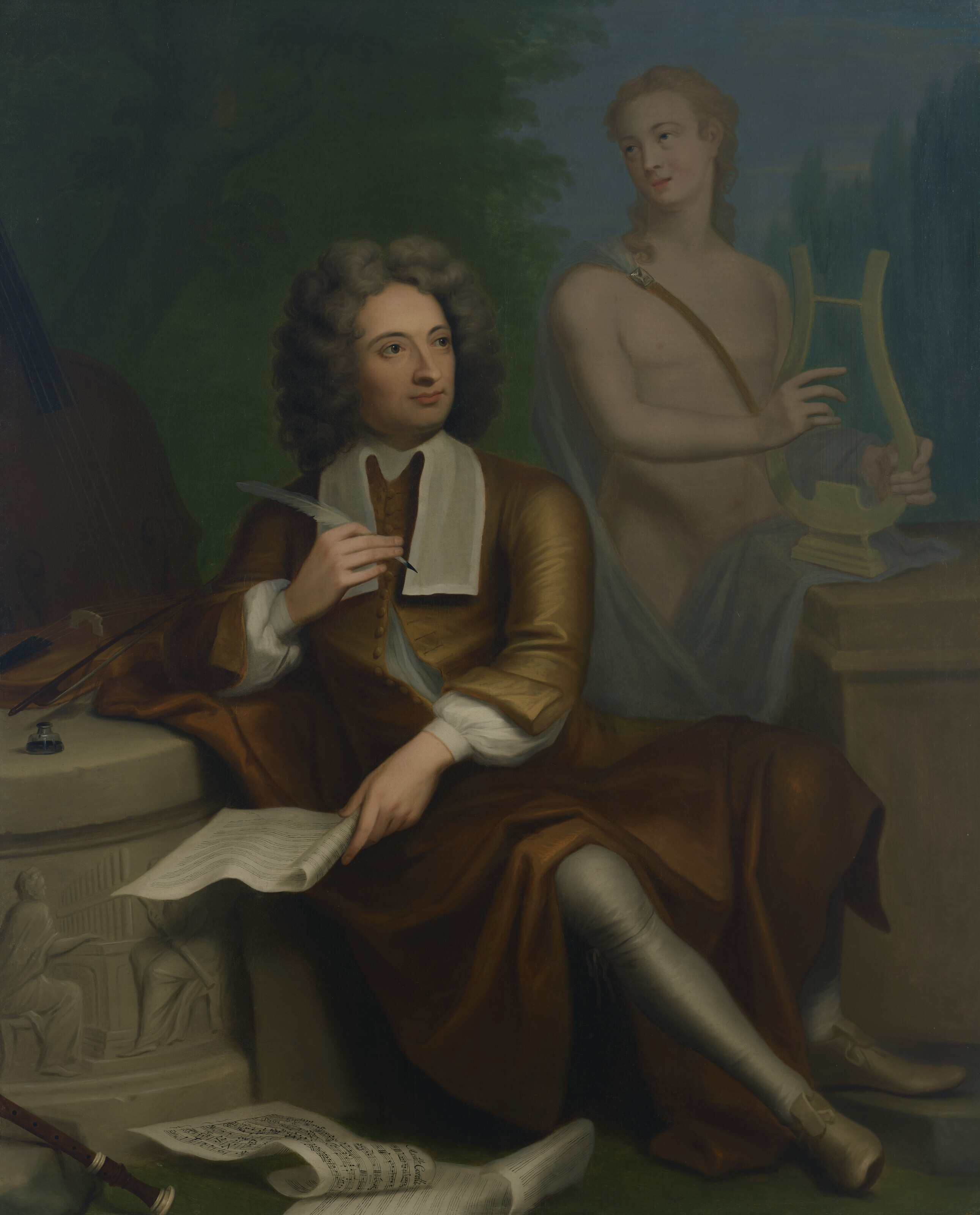 HUGH HOWARD (DUBLIN 1765-1737 LONDON), Portrait of Arcangelo Corelli ...