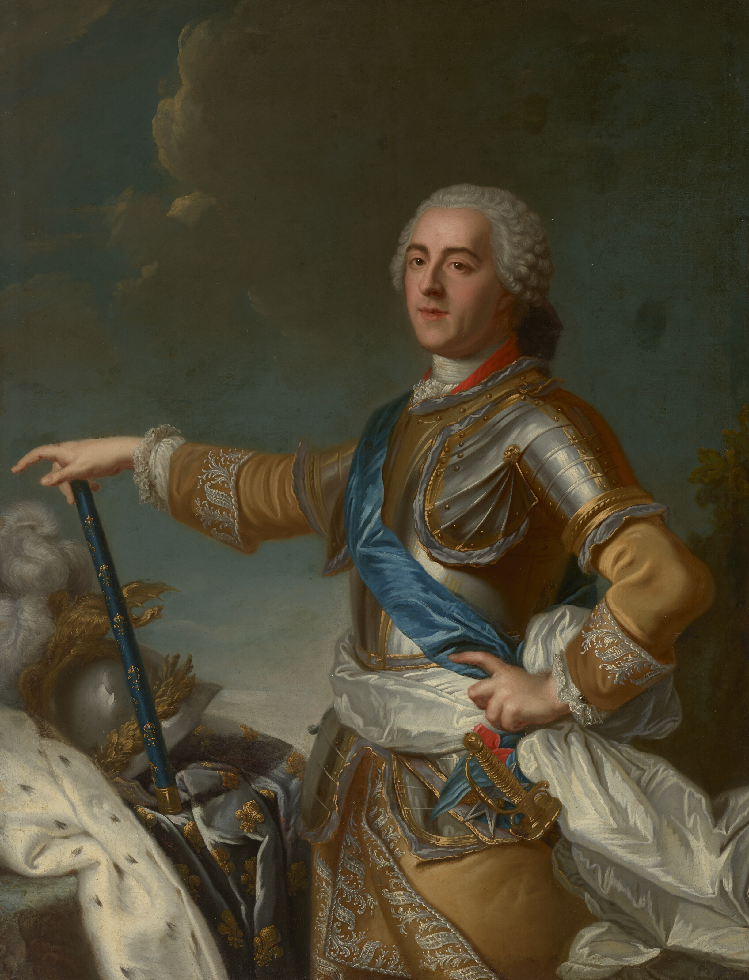 CIRCLE OF JEAN-BAPTISTE VAN LOO (AIX-EN-PROVENCE 1684-1745), Portrait ...