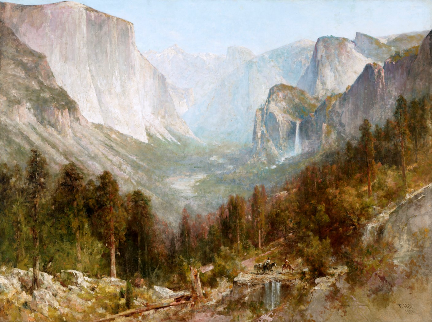 THOMAS HILL (1829-1908), Yosemite Valley | Christie's