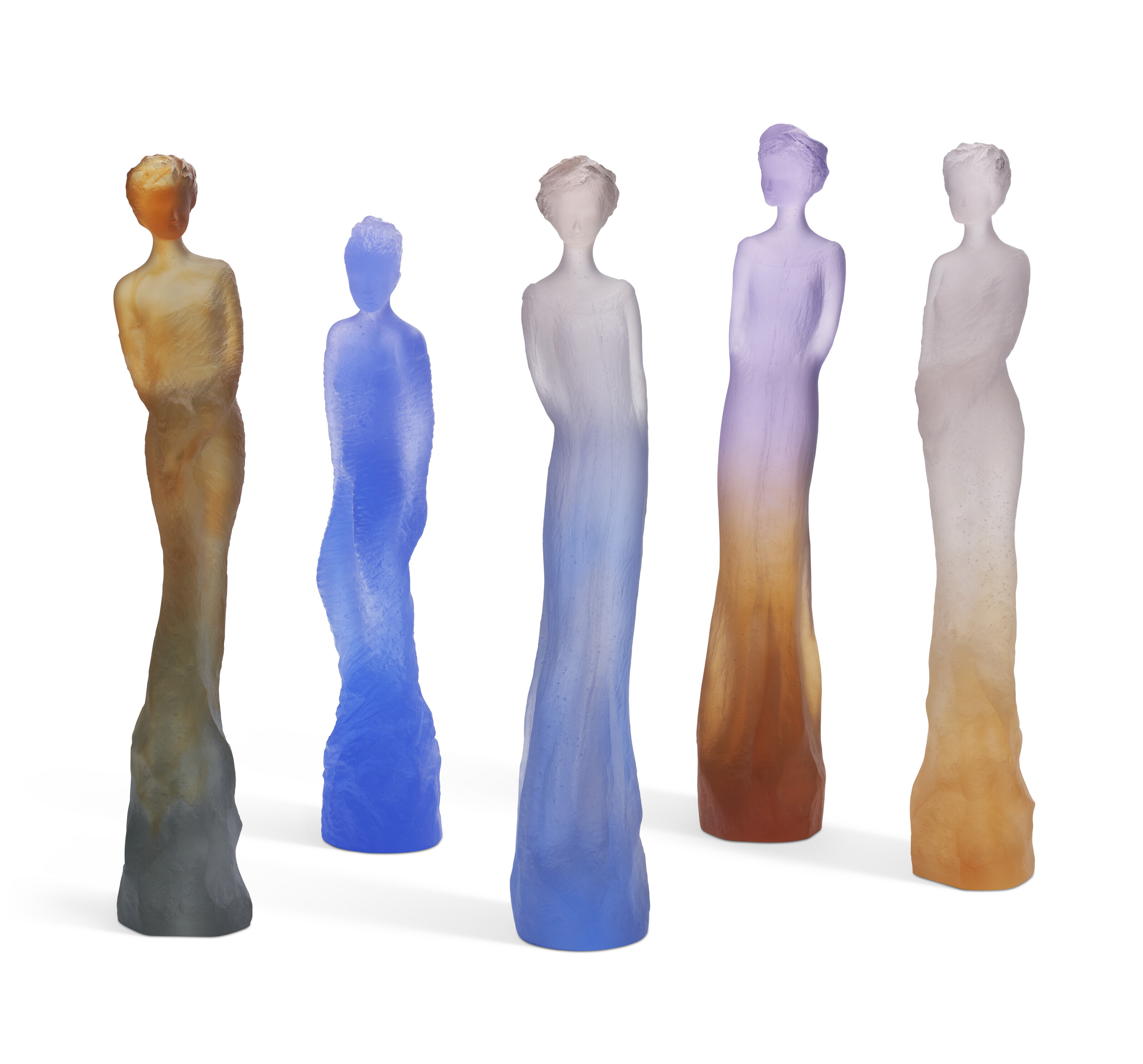 JEAN-PHILIPPE RICHARD (FRENCH, B. 1947), Five Standing Female Figures ...