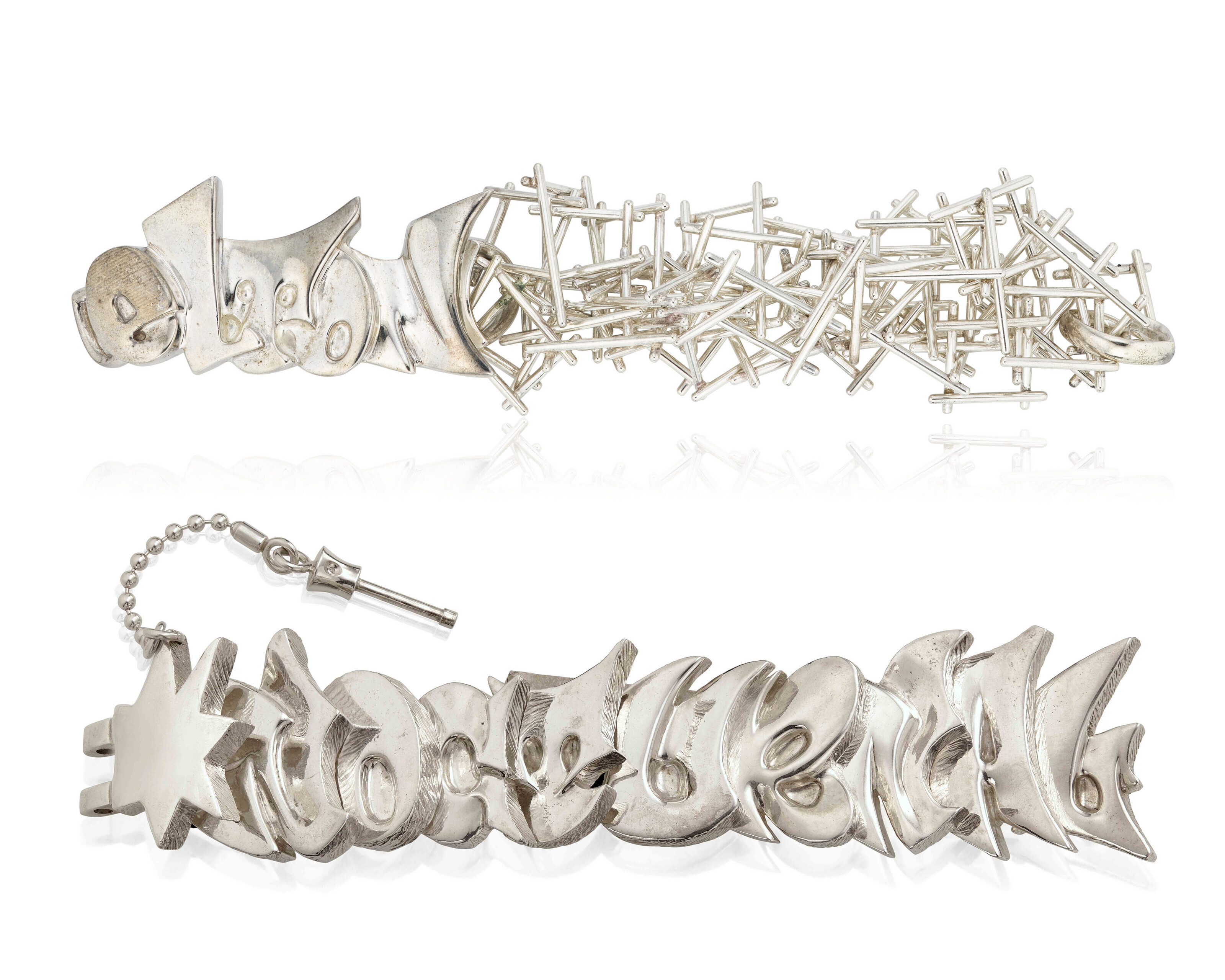 DAISUKE SAKAGUCHI TWO SILVER BRACELETS, | Christie’s