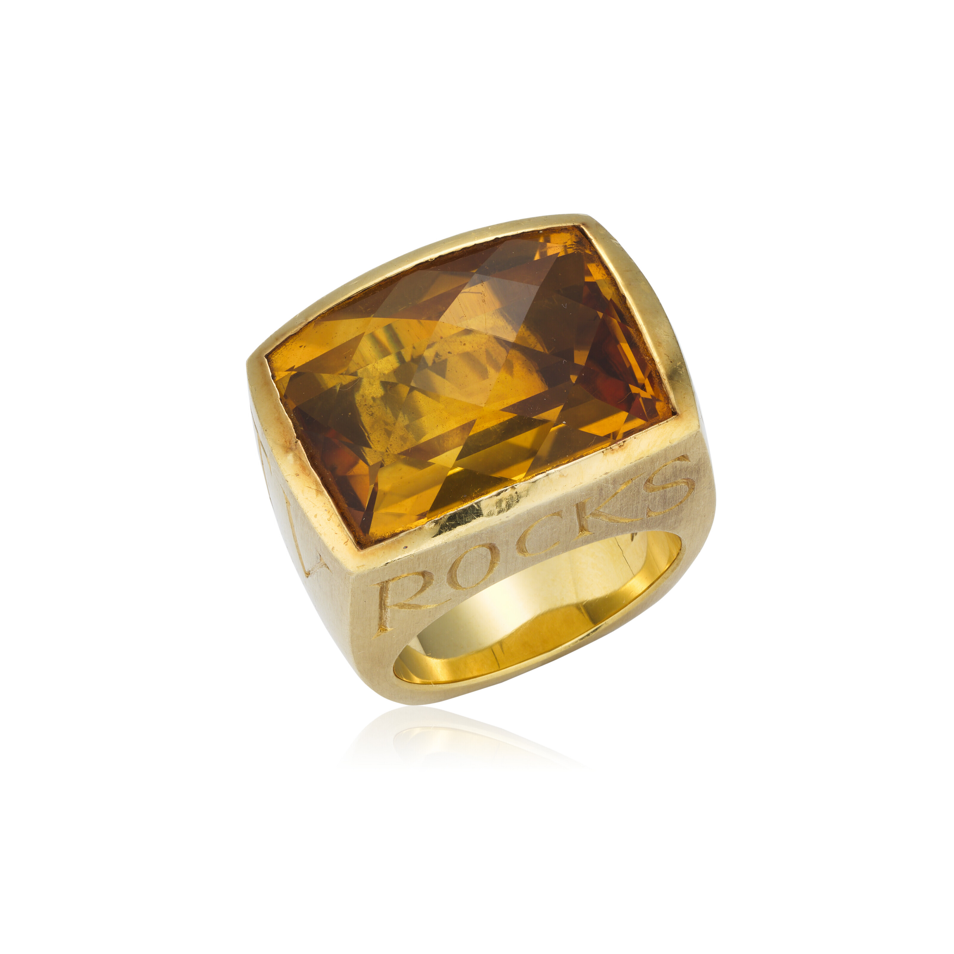 STEPHEN WEBSTER CITRINE AND GOLD RING, | Christie’s