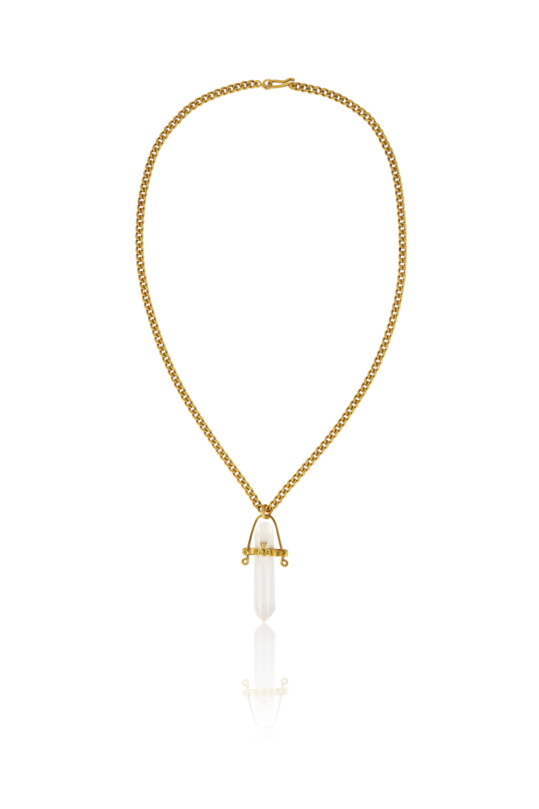 ROCK CRYSTAL AND GOLD PENDANT NECKLACE, | Christie’s