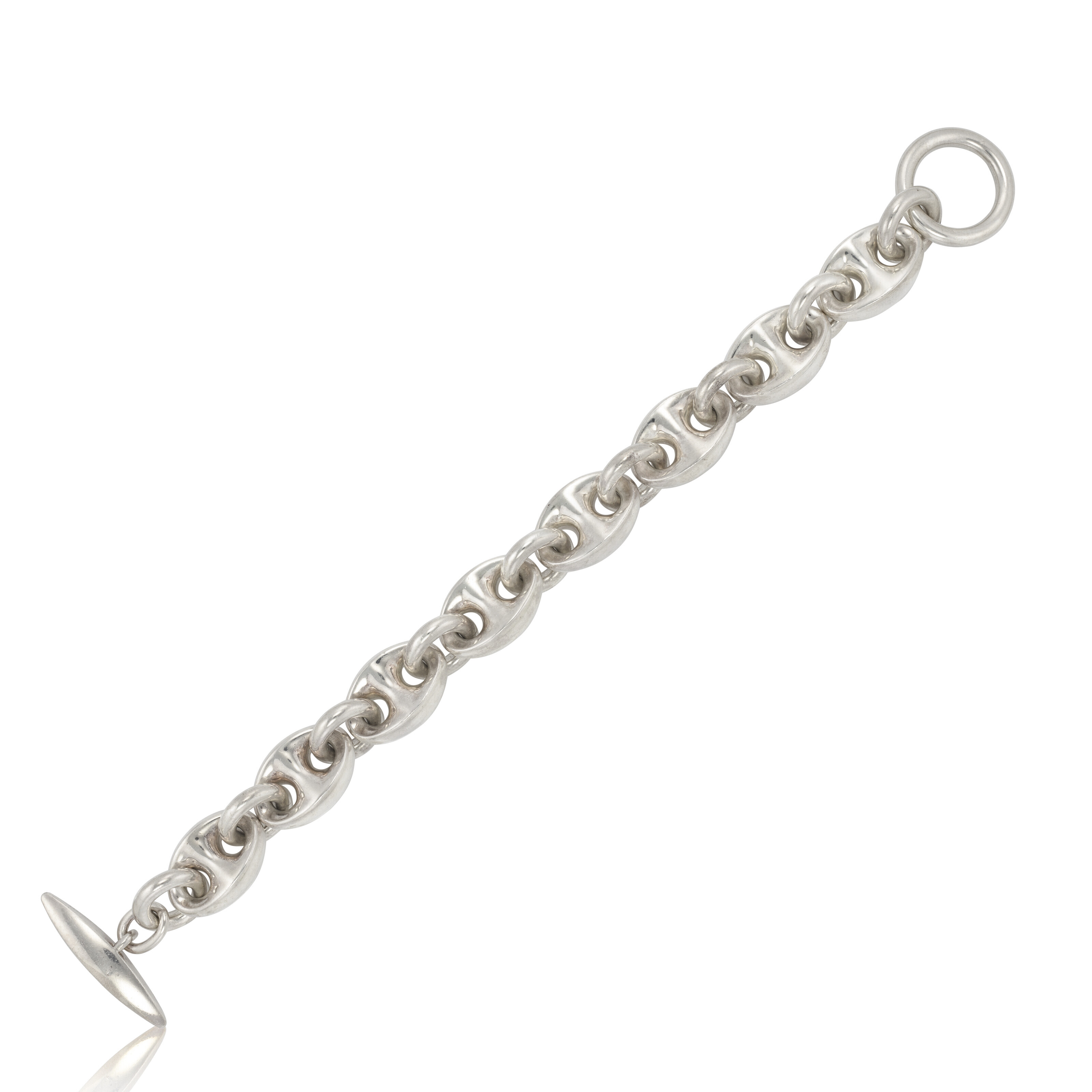 HERMÈS SILVER LINK BRACELET, | Christie’s