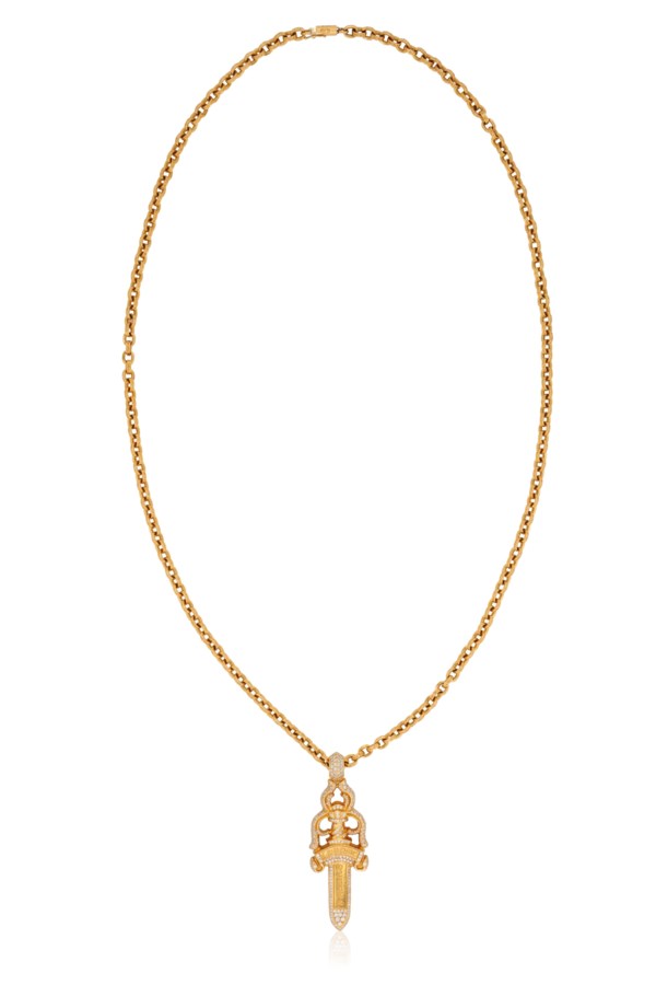 gold sword pendent