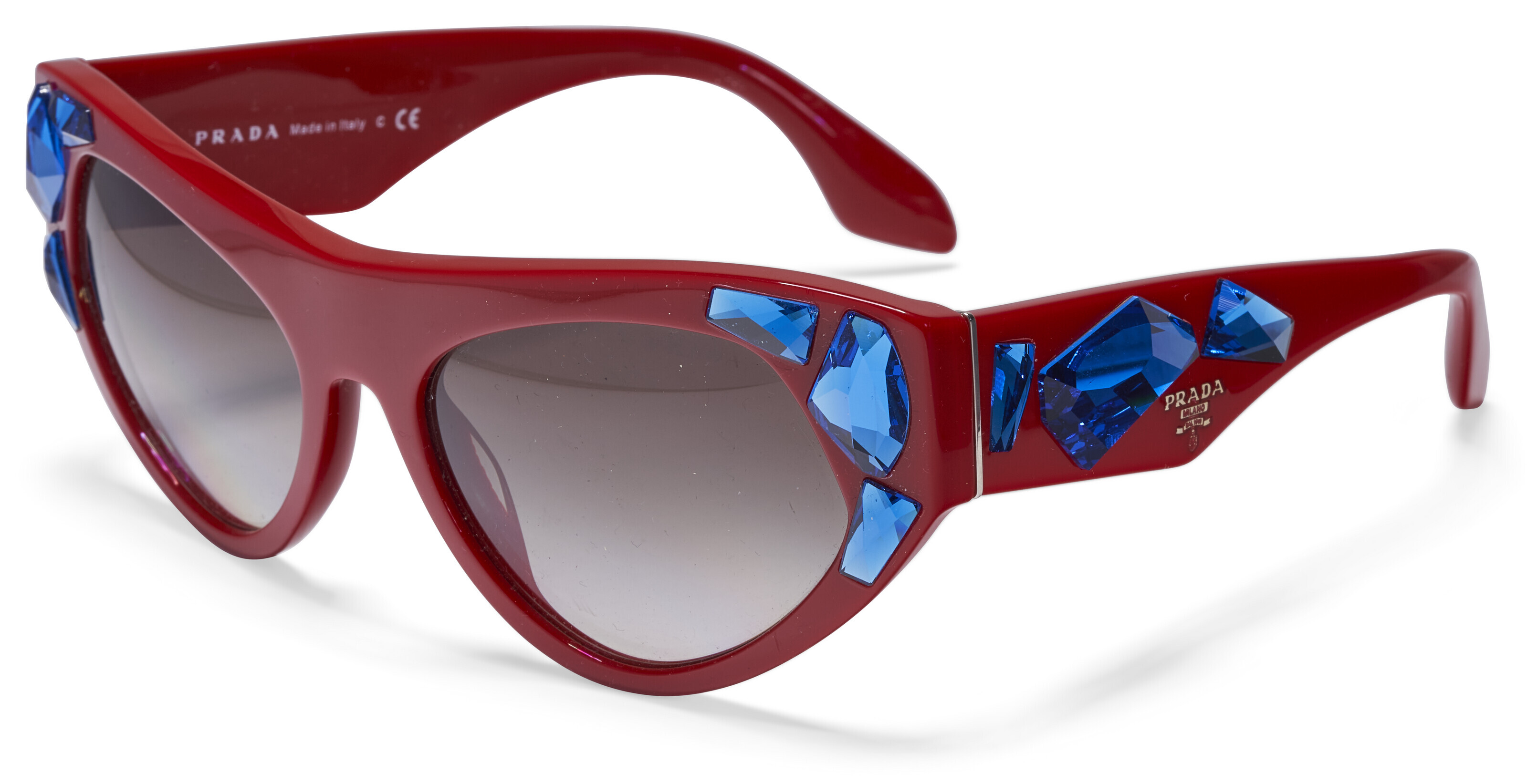 A PAIR OF RED SUNGLASSES, PRADA, CIRCA 2015 | Christie’s