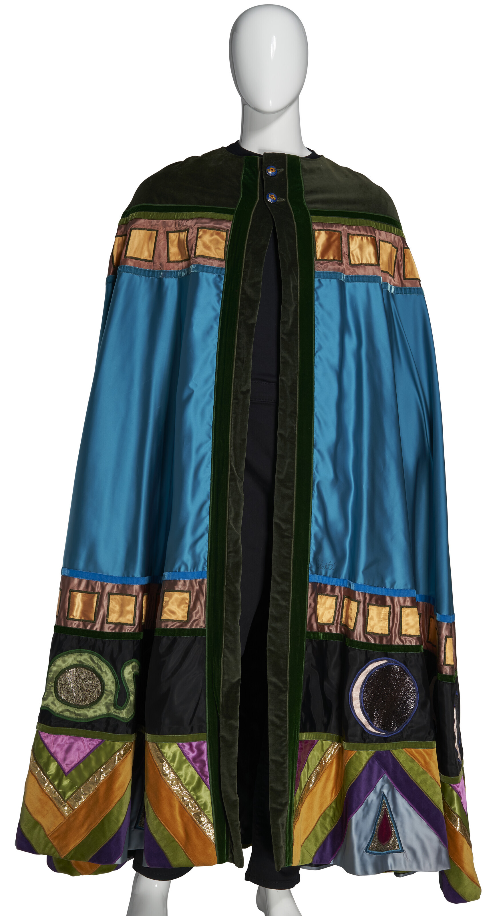 A MULTI-COLORED CAPE, PROBABLY ANNIE REAVEY, CIRCA 1970 | Christie’s