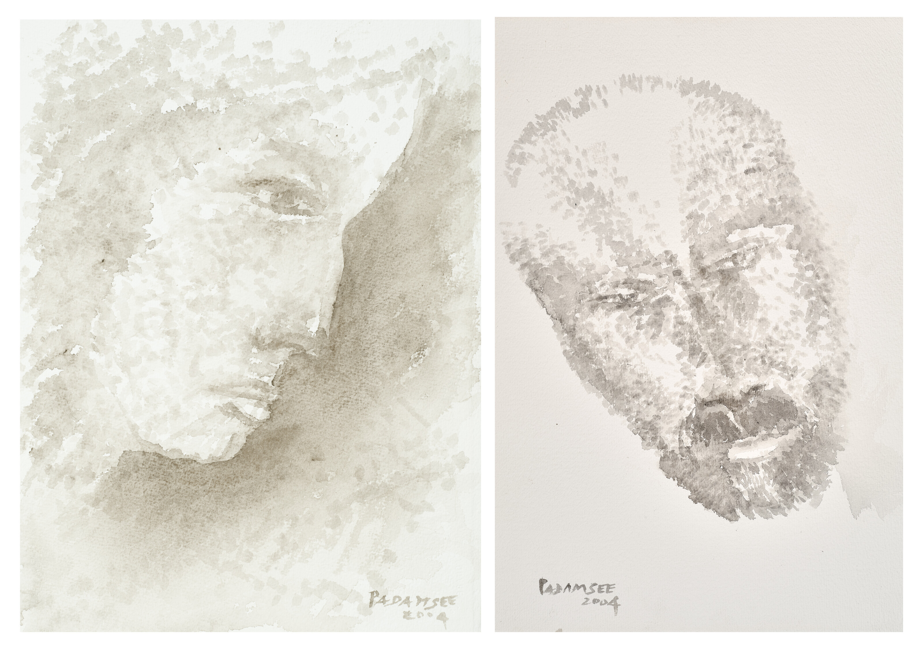 AKBAR PADAMSEE (1928-2020), Untitled (Woman); Untitled (Head) | Christie’s