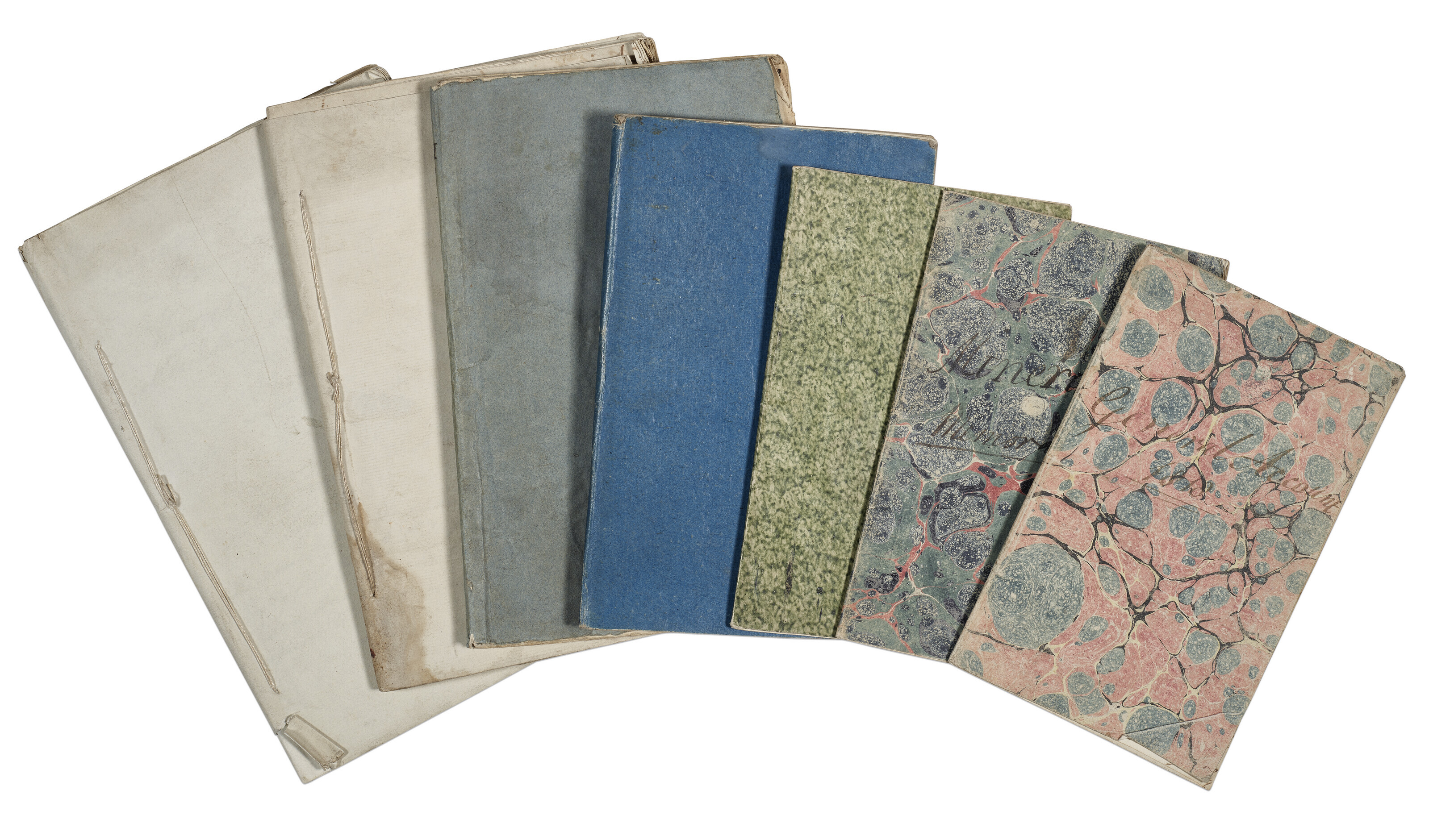 Seven autograph manuscript notebooks, Henry Maxwell, c.1818-1823 ...