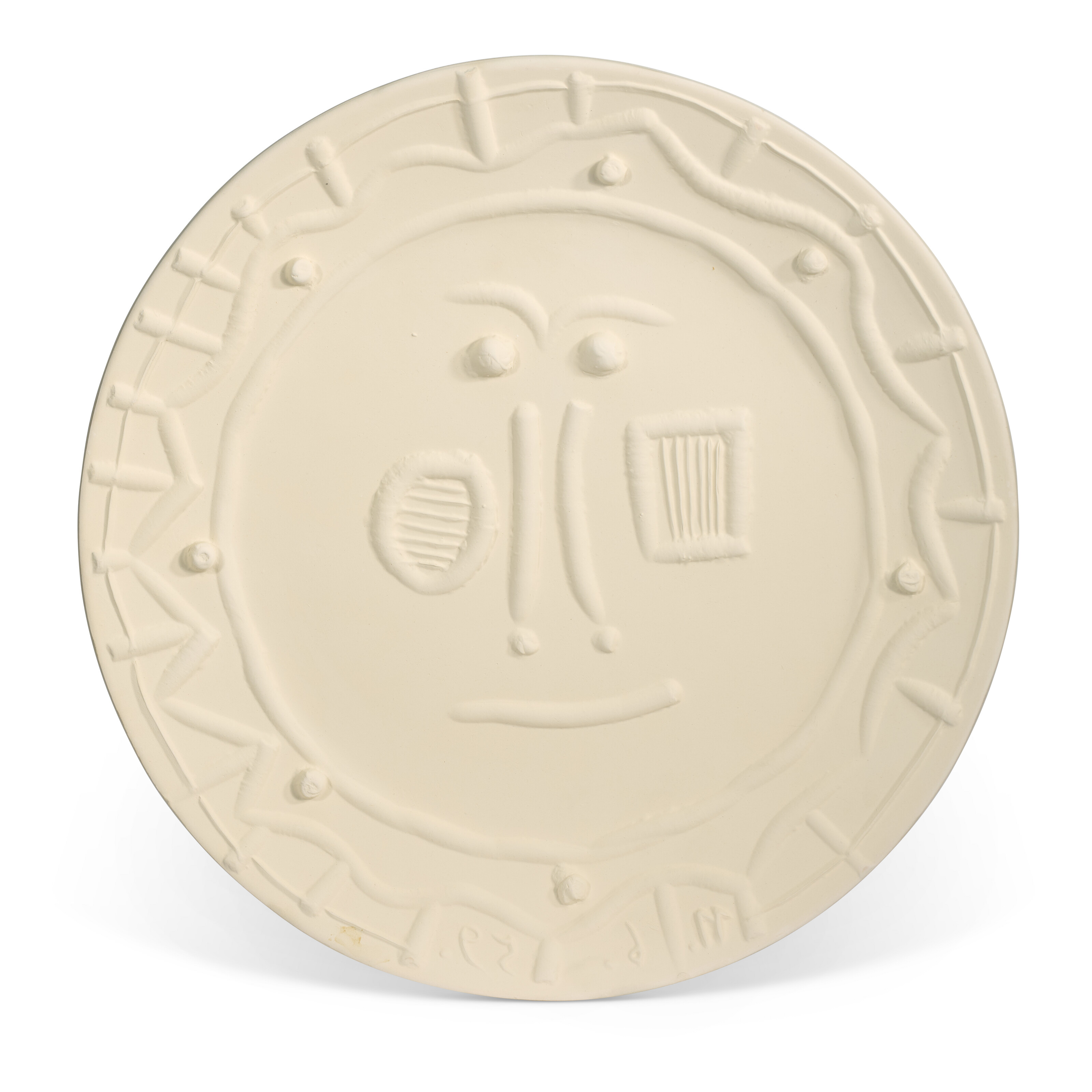 PABLO PICASSO (1881-1973), Visage en gros relief (A.R. 409) | Christie’s