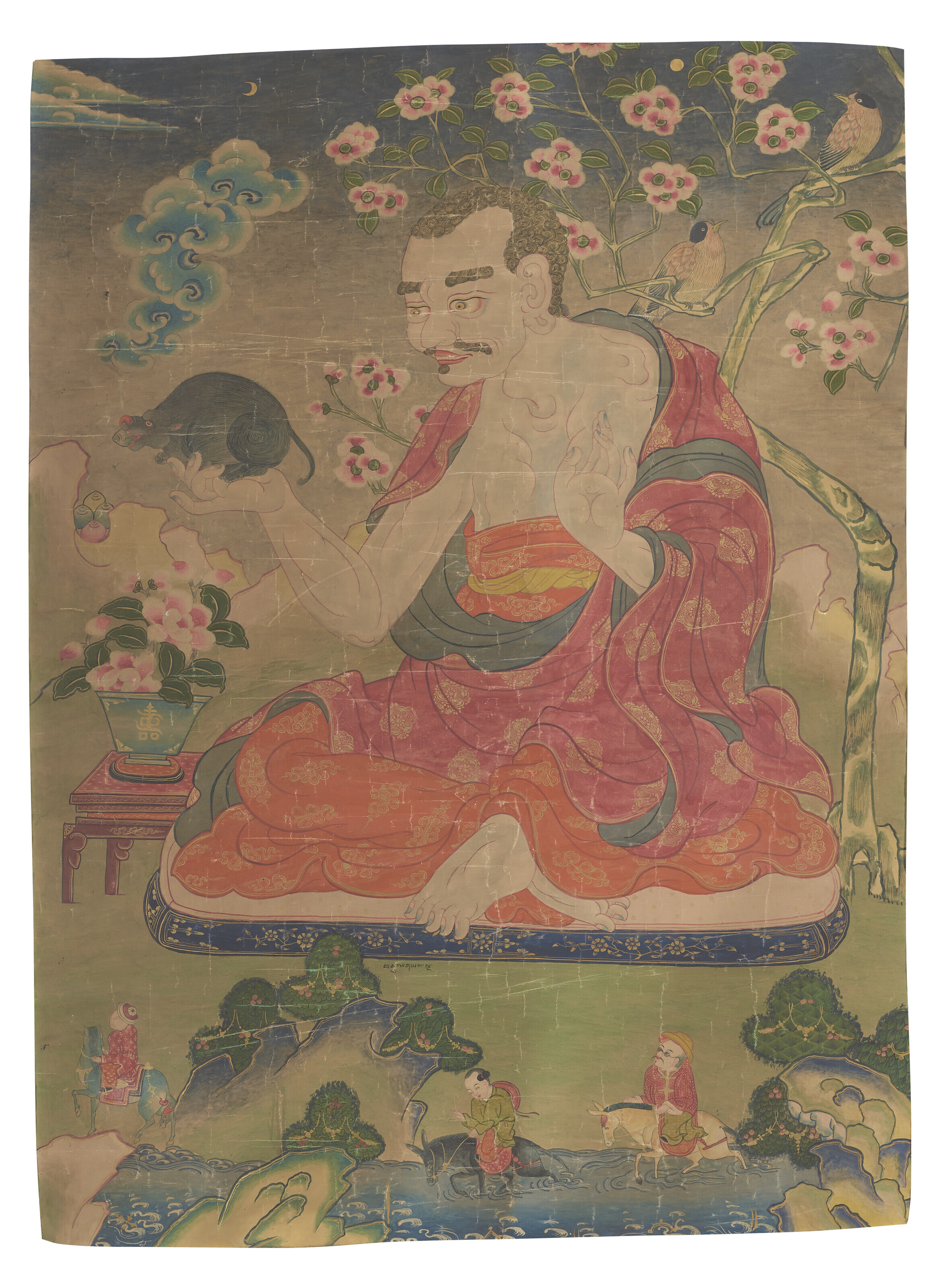 A PAINTING OF THE ARHAT BAKULA, TIBET, 18TH-19TH CENTURY | Christie’s