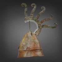 A GREEK BRONZE PILOS HELMET WITH A RADIATING CREST, MAGNA GRAECIA ...