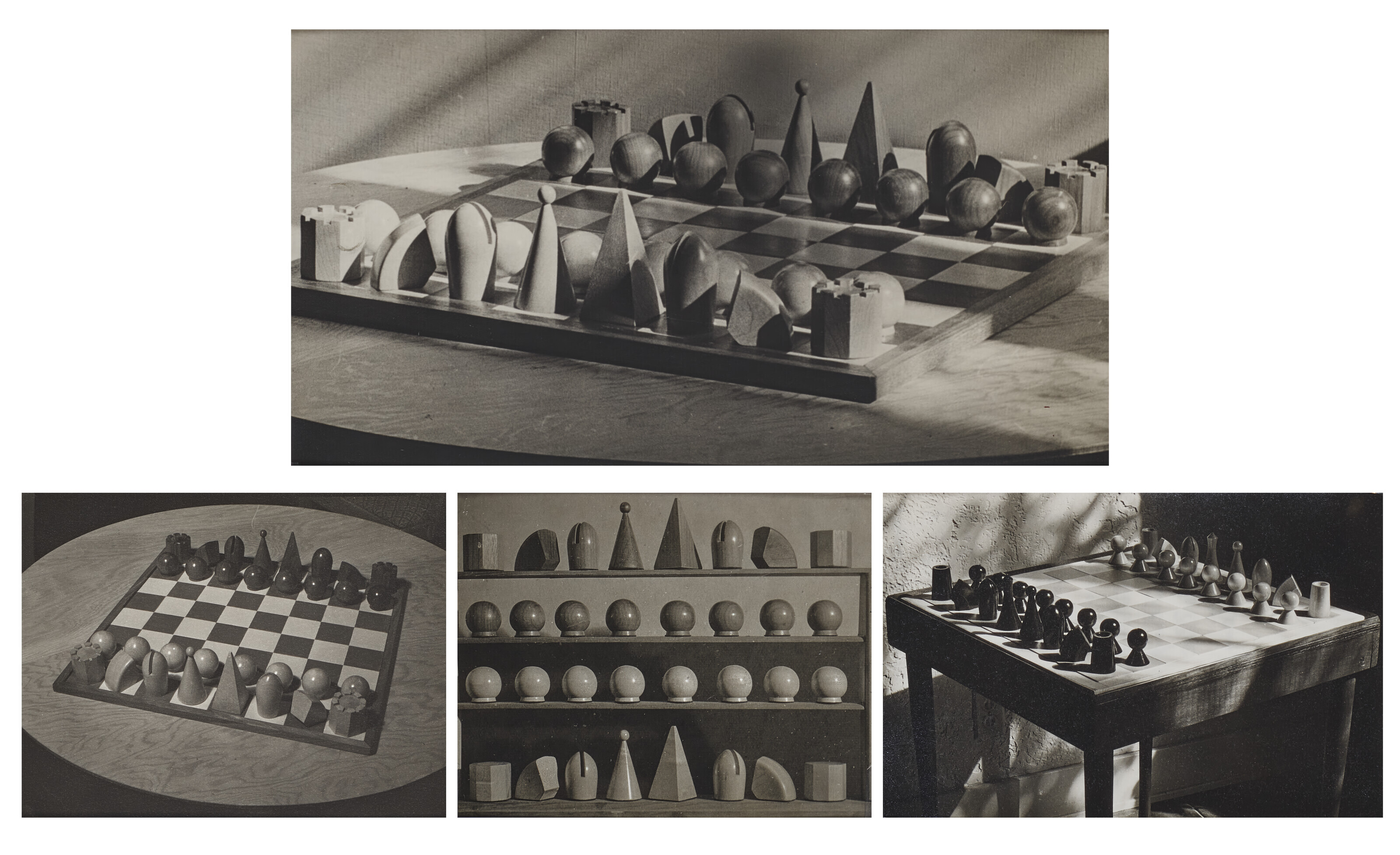 MAN RAY (1890–1976), Chess Pieces. Four Studies, c. mid 1940s | Christie’s