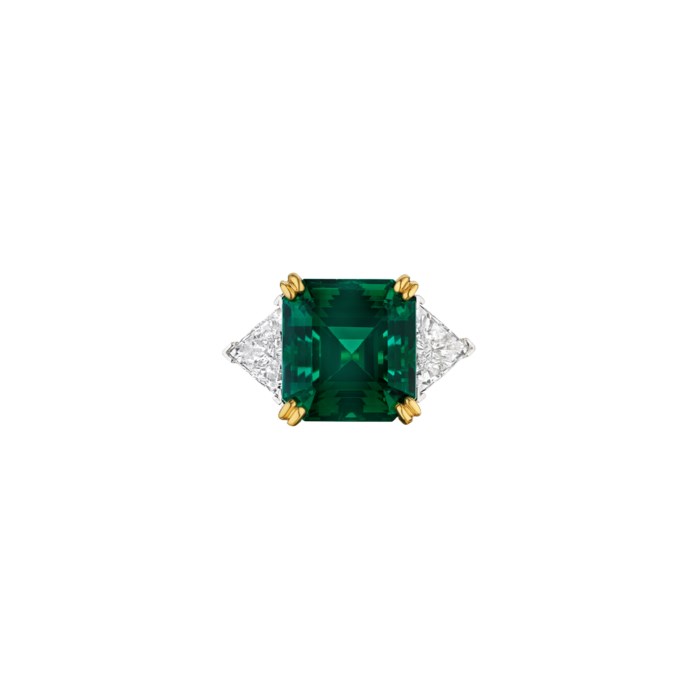 A RARE EMERALD AND DIAMOND RING | Christie's