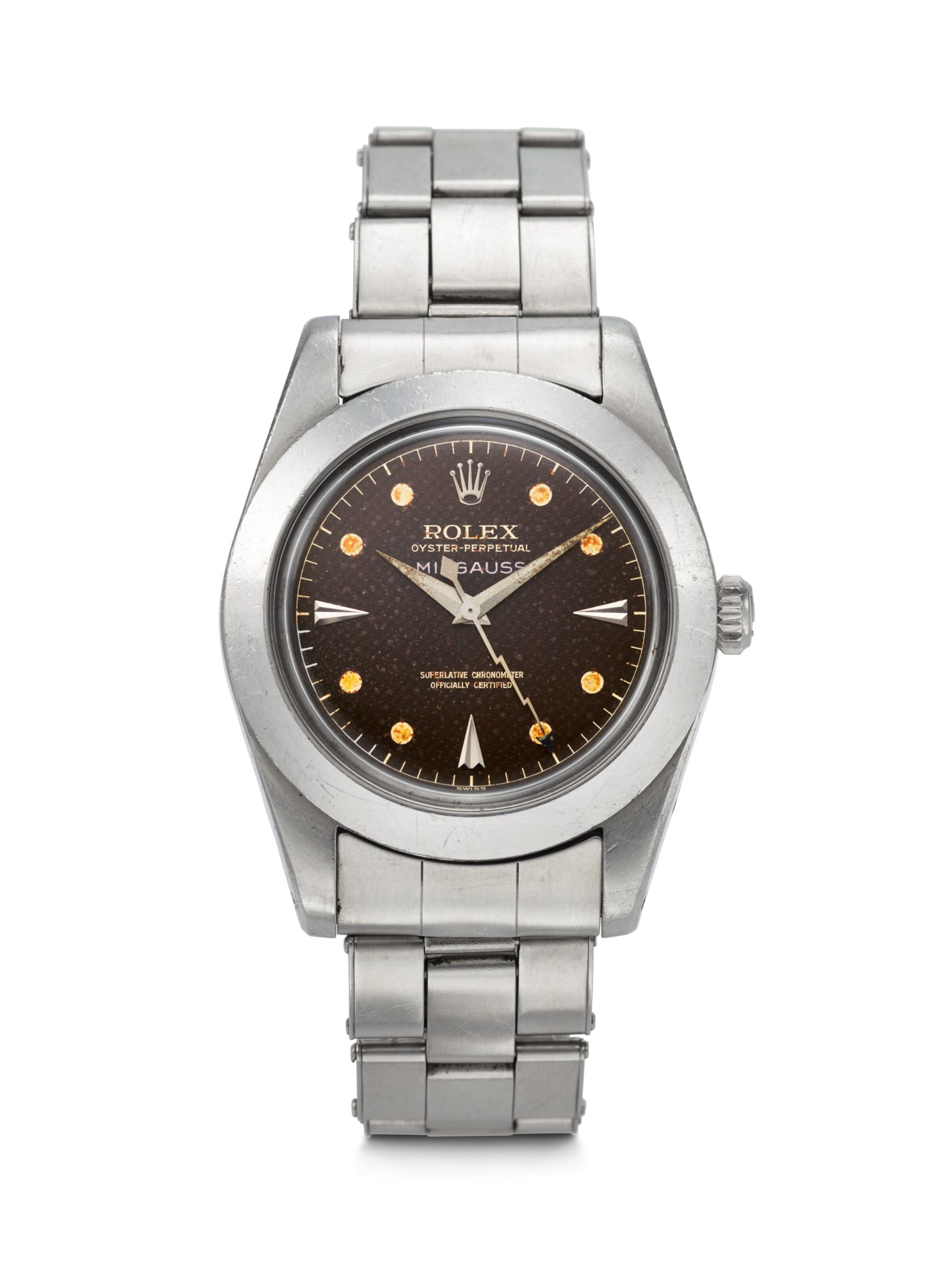 ROLEX. A SUPERB AND HISTORICALLY IMPORTANT STAINLESS STEEL AUTOMATIC ...
