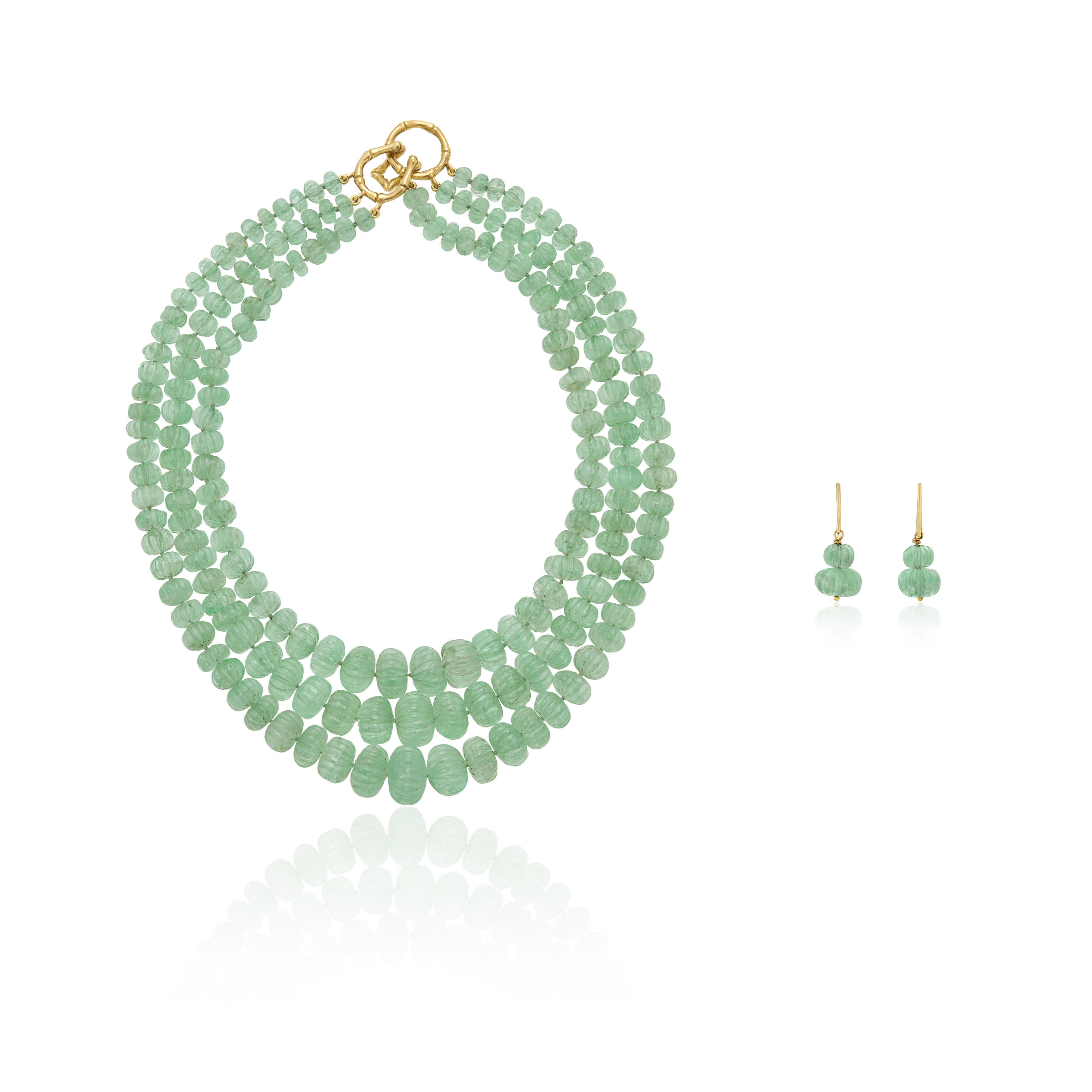 NO RESERVE | MISH GREEN BERYL NECKLACE, | Christie’s