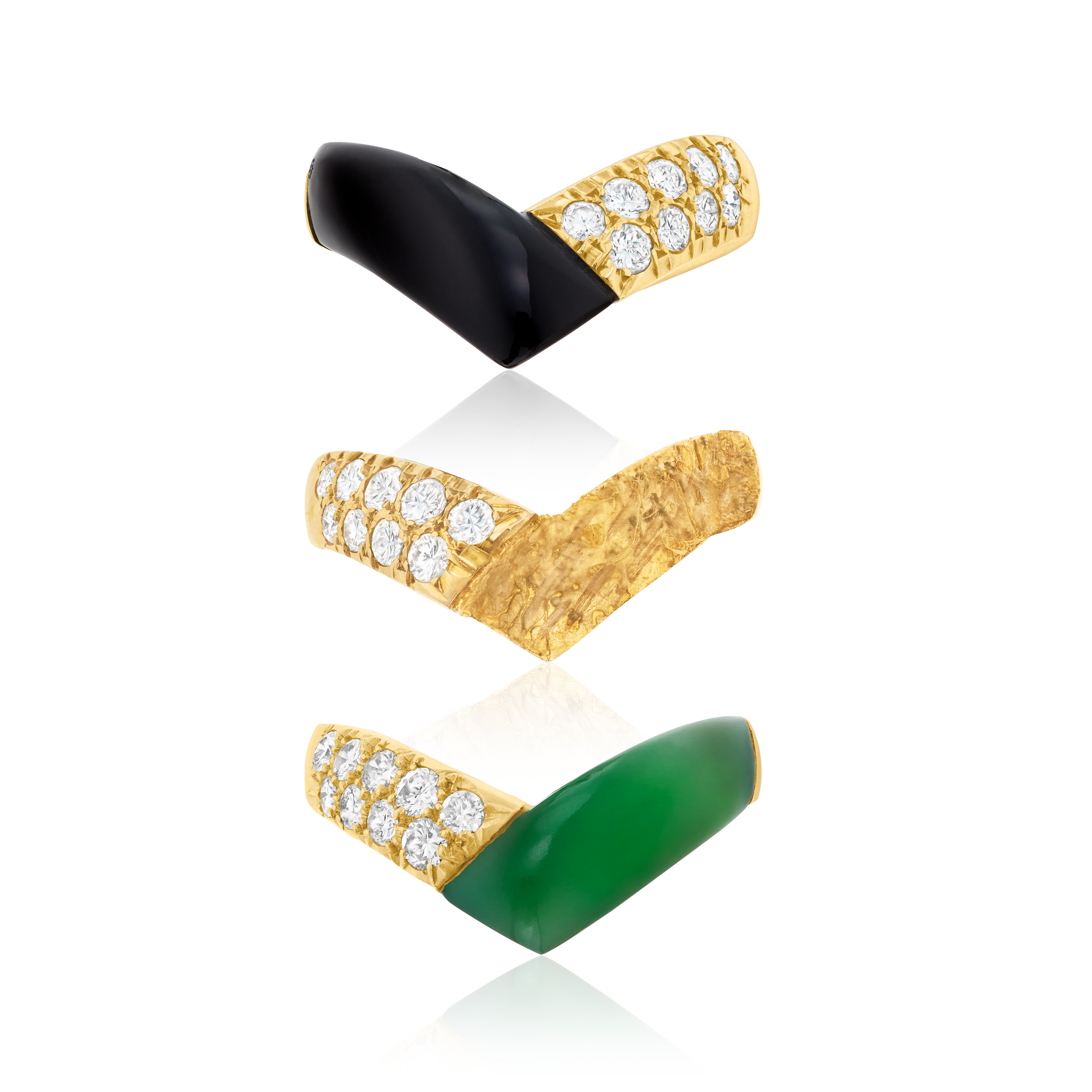 NO RESERVE | VAN CLEEF & ARPELS PAIR OF GEM-SET RINGS, | Christie’s