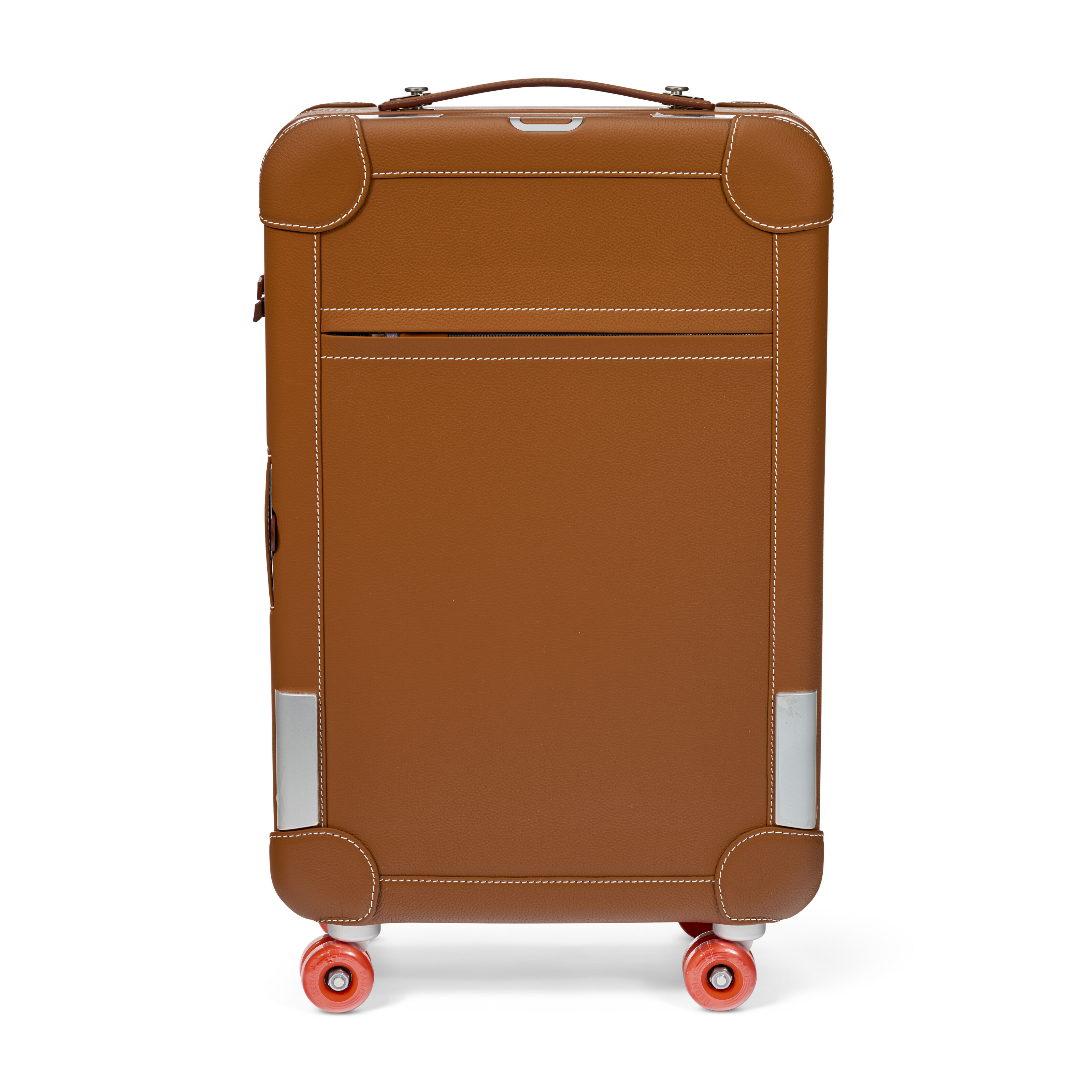 A FAUVE TAURILLON RÉGATE LEATHER R.M.S CABIN ROLLING TROLLEY SUITCASE ...