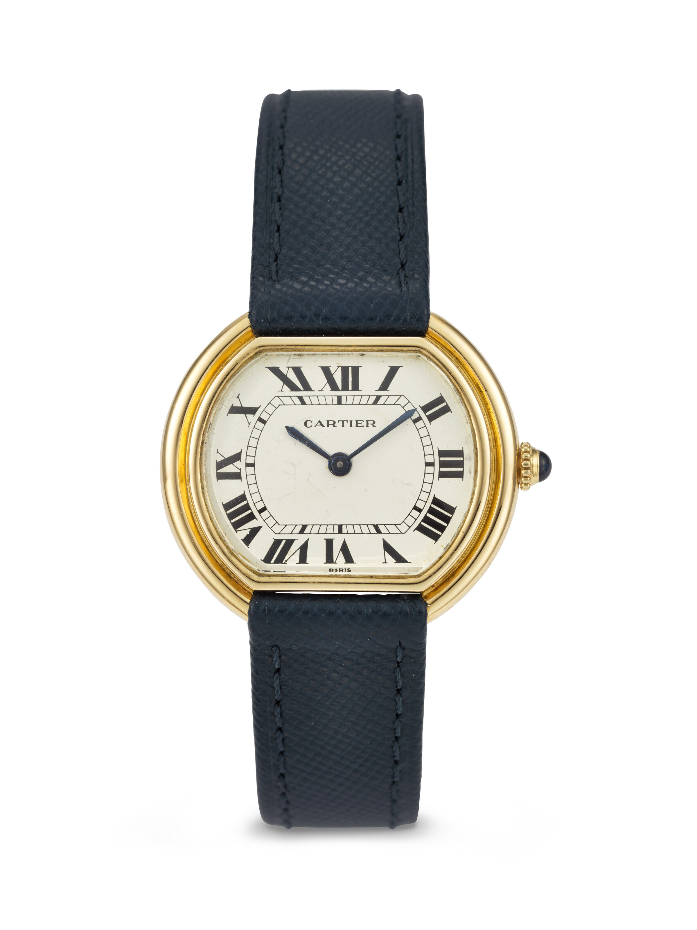 CARTIER, PARIS, YELLOW GOLD 'ELLIPSE', REF. 78091, | Christie’s