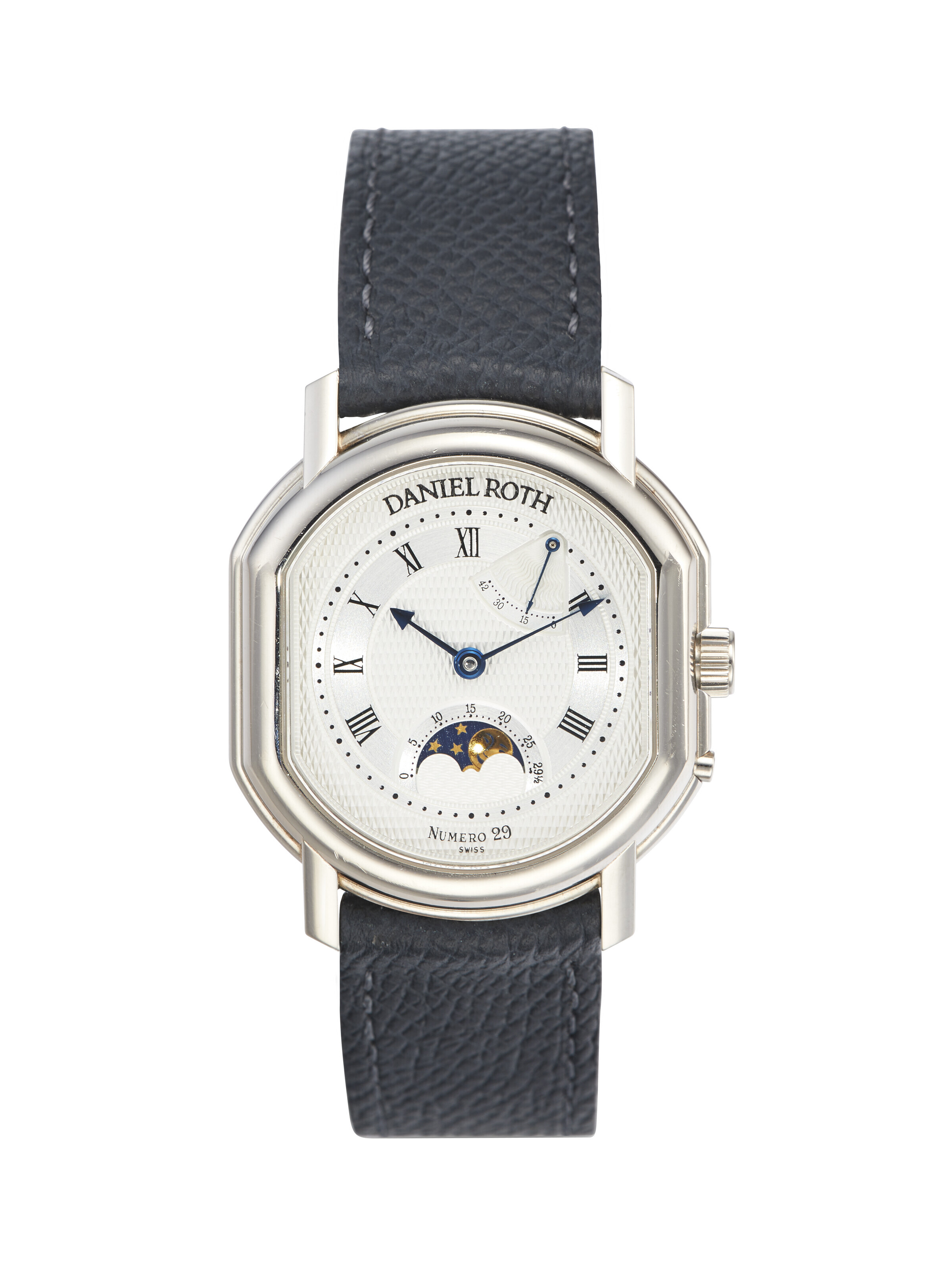 DANIEL ROTH, VERY RARE LIMITED EDITION WHITE GOLD 'ELLIPSOCURVEX', REF ...