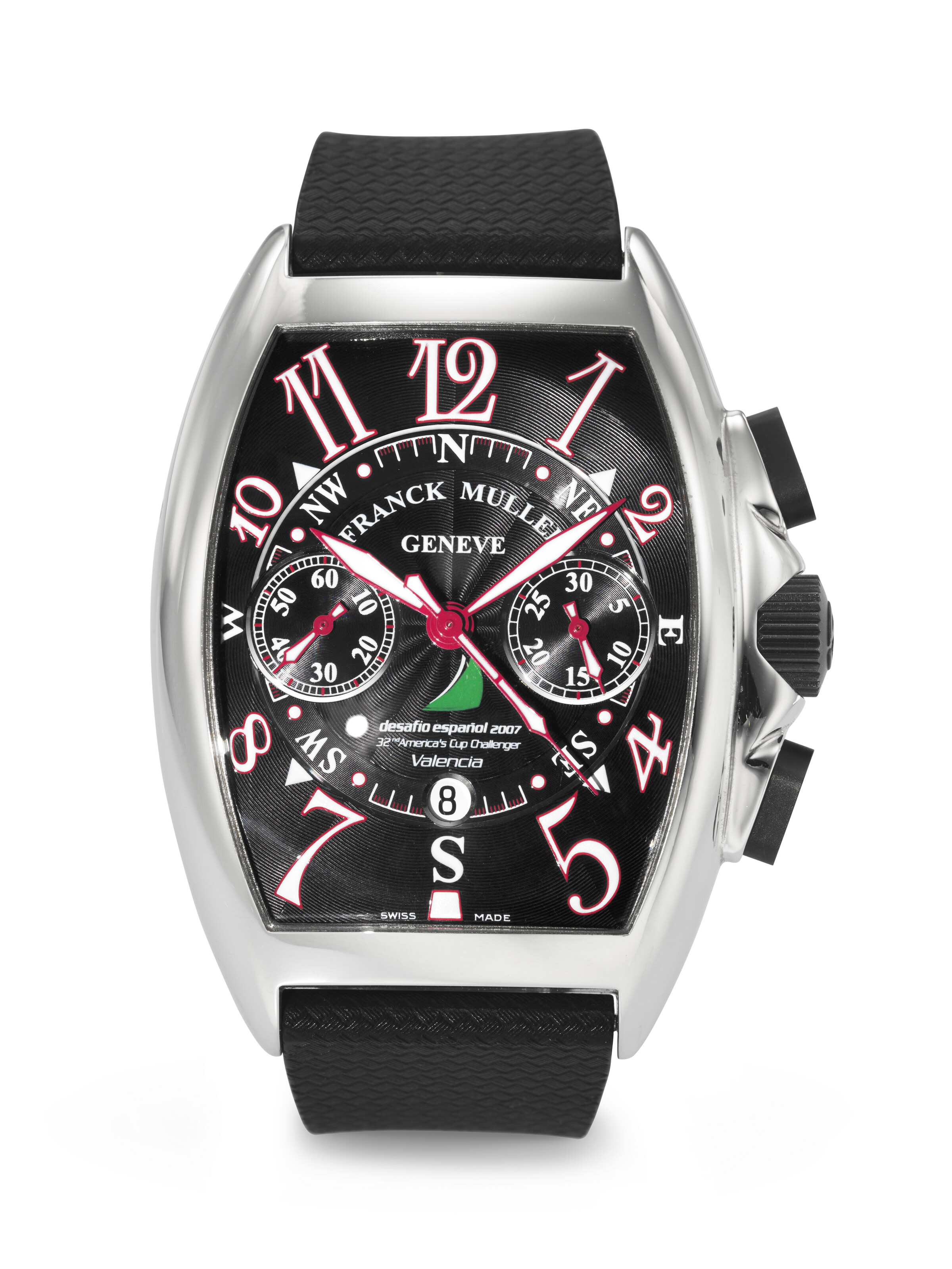 FRANCK MULLER, STAINLESS STEEL CHRONOGRAPH '32ND AMERICA'S CUP ...