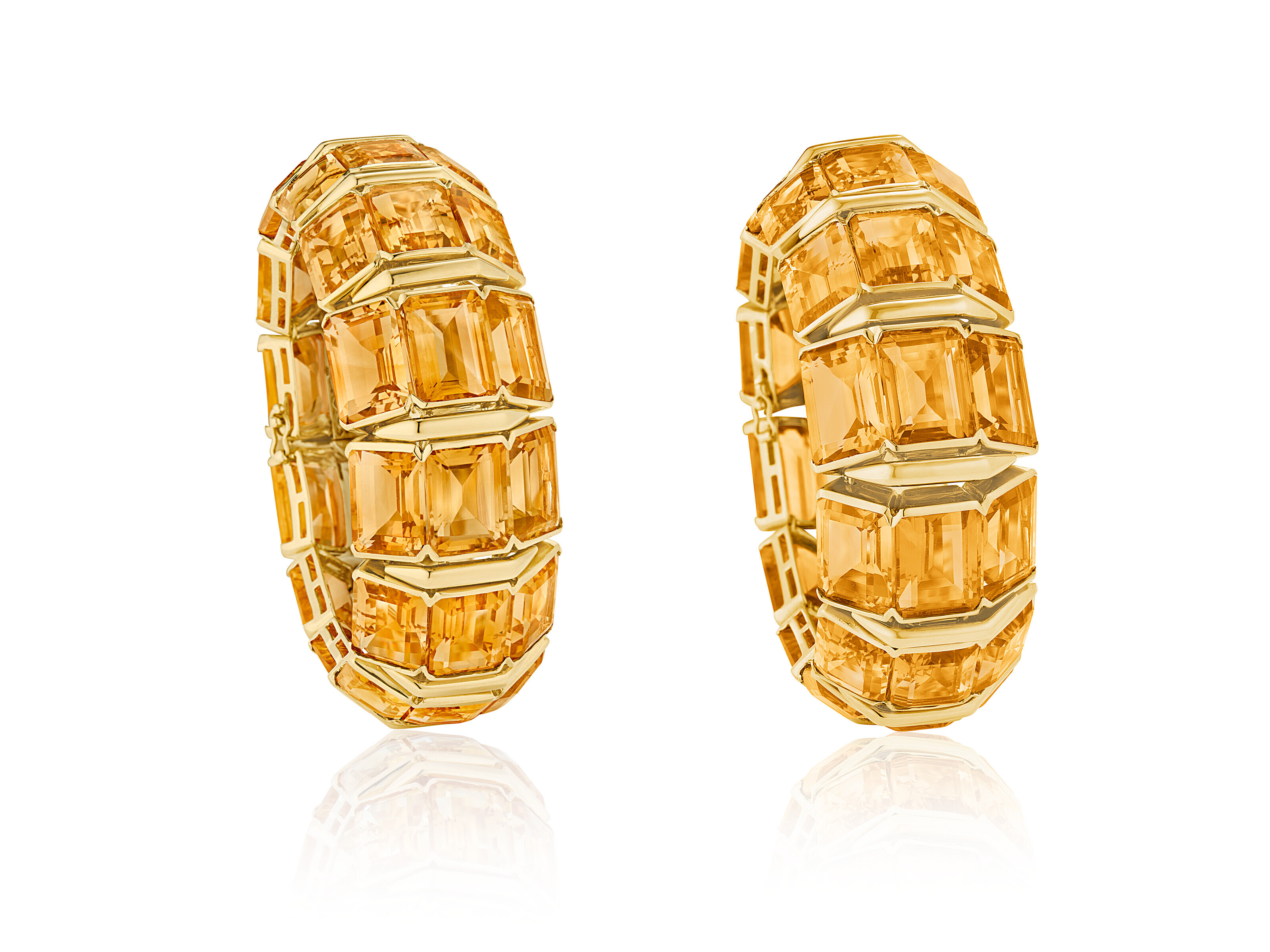PAIR OF CITRINE BANGLE BRACELETS, | Christie’s