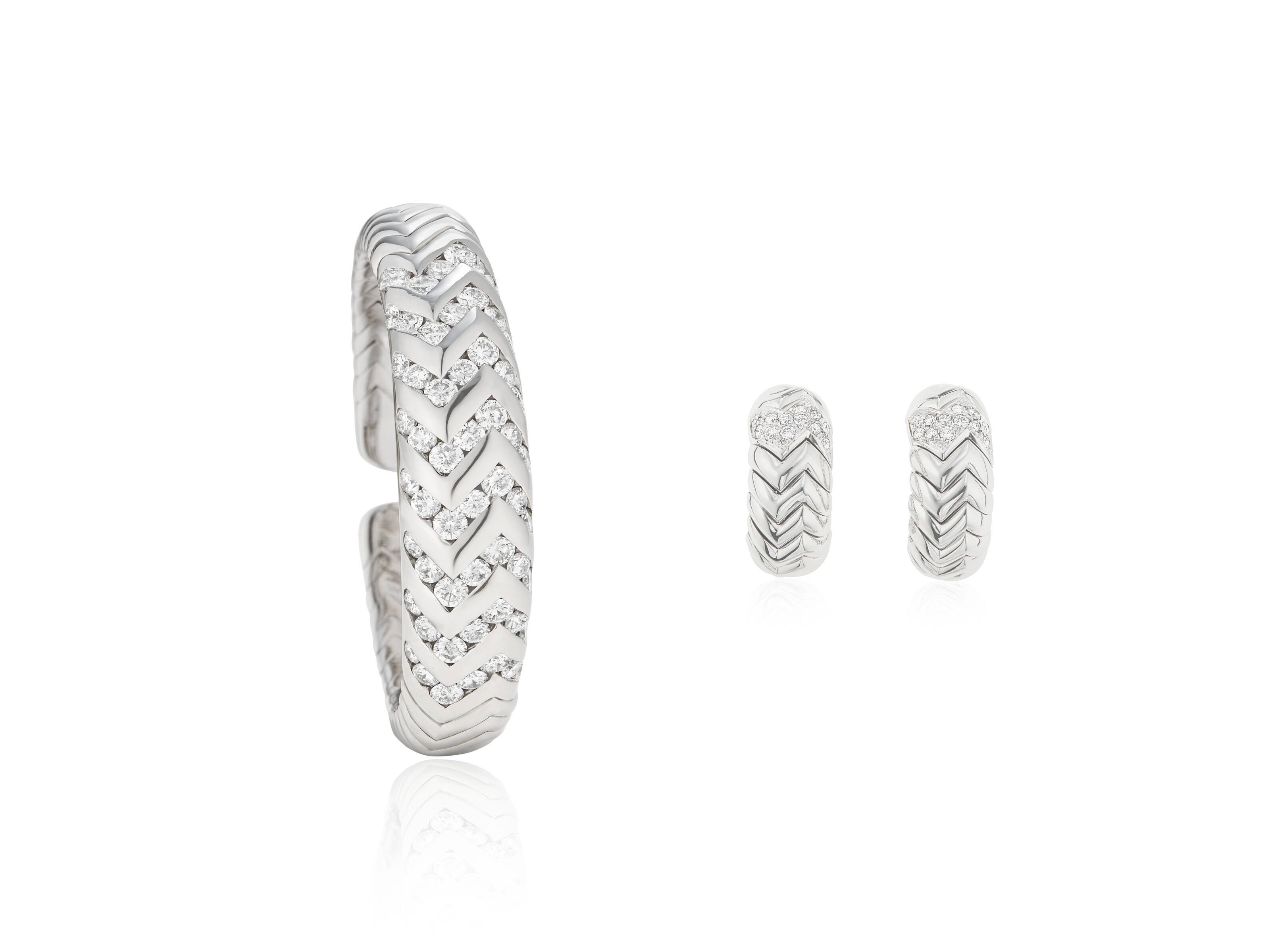 BULGARI SET OF DIAMOND ‘SPIGA’ JEWELRY, | Christie’s