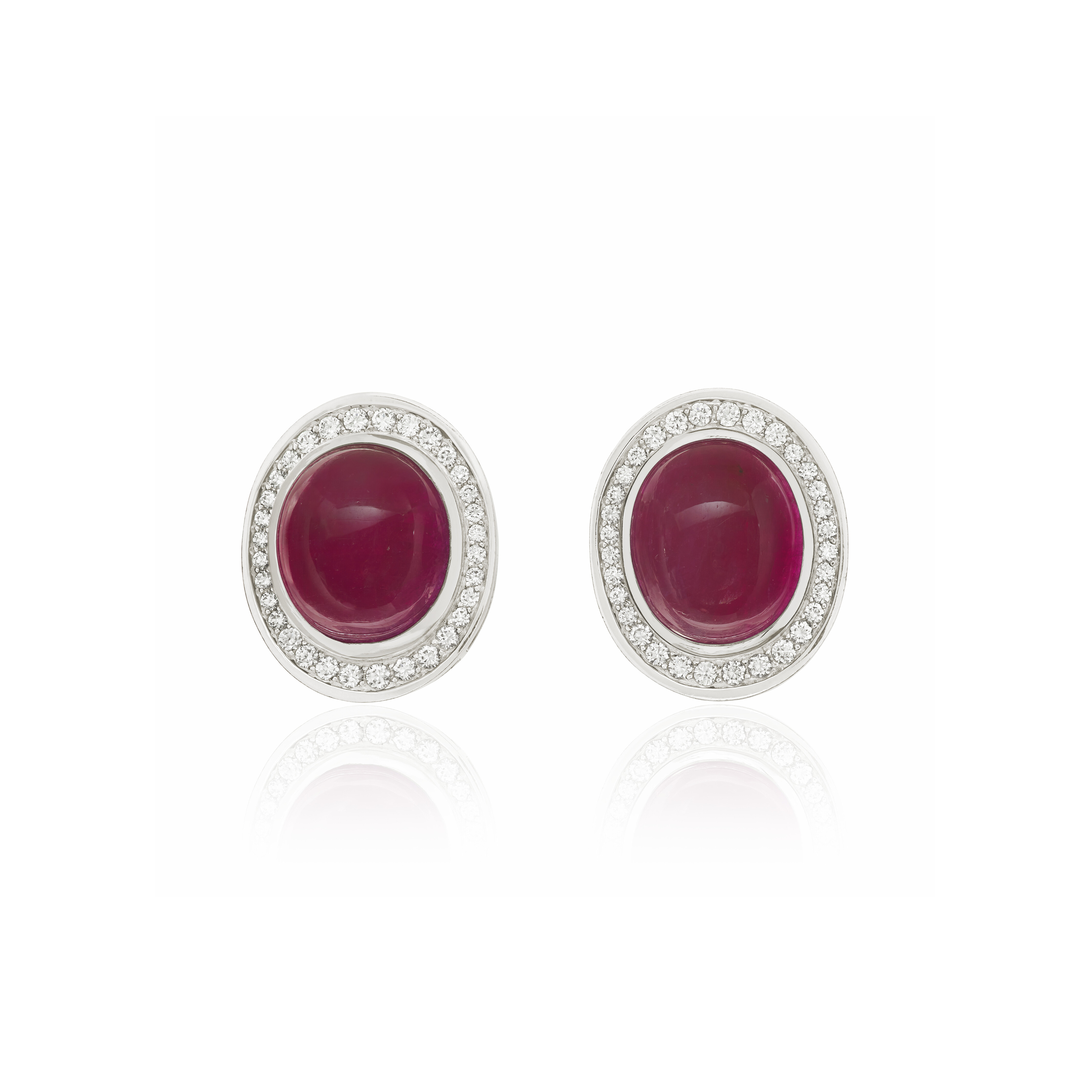 NO RESERVE | TIFFANY & CO. RUBY AND DIAMOND EARRINGS, | Christie’s
