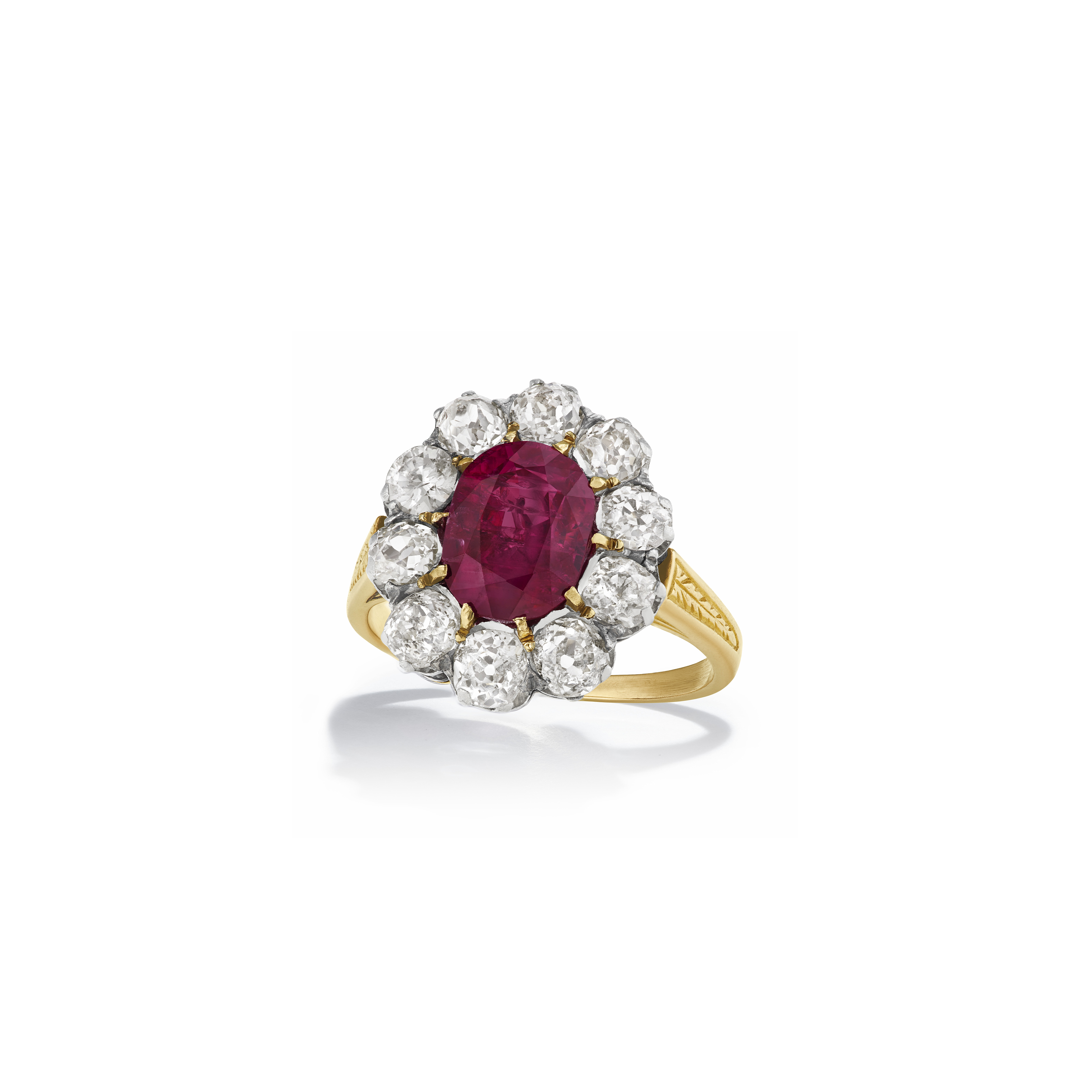 ANTIQUE RUBY AND DIAMOND RING, | Christie’s