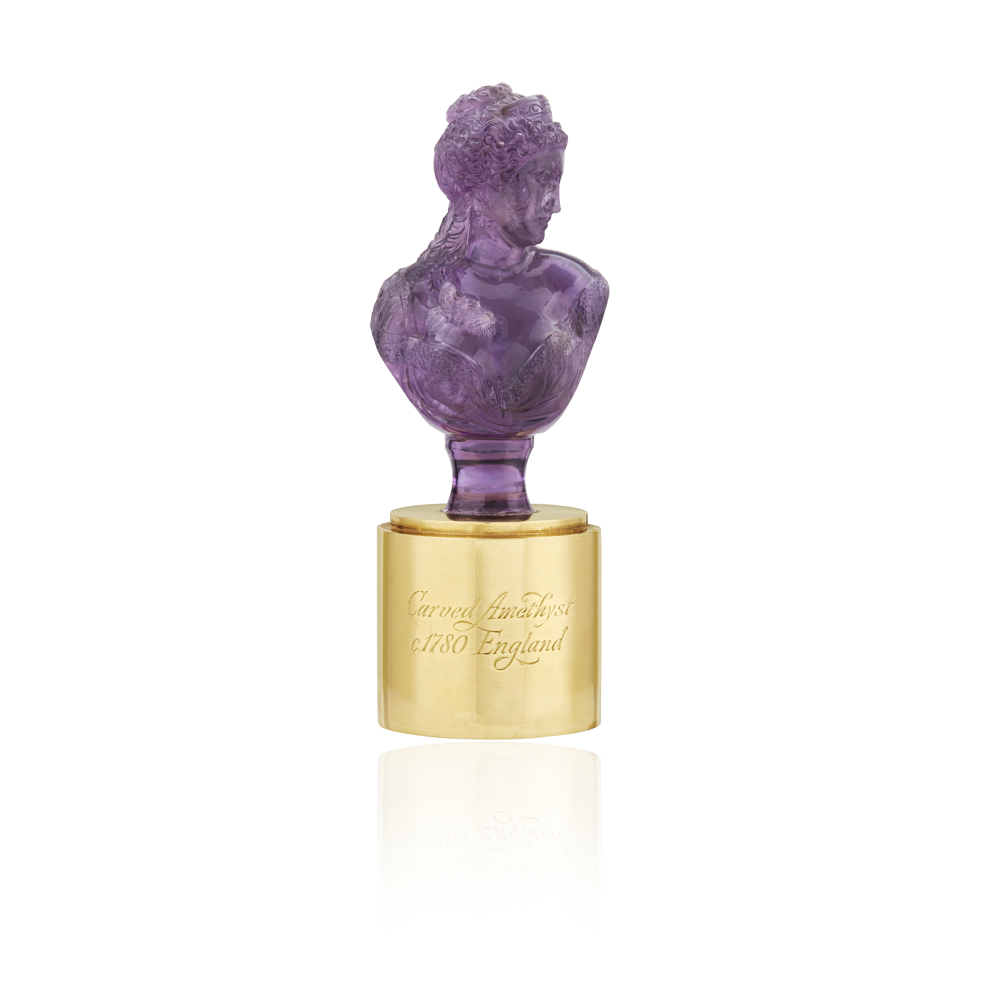 NO RESERVE | BULGARI AMETHYST AND GOLD STATUETTE, | Christie’s