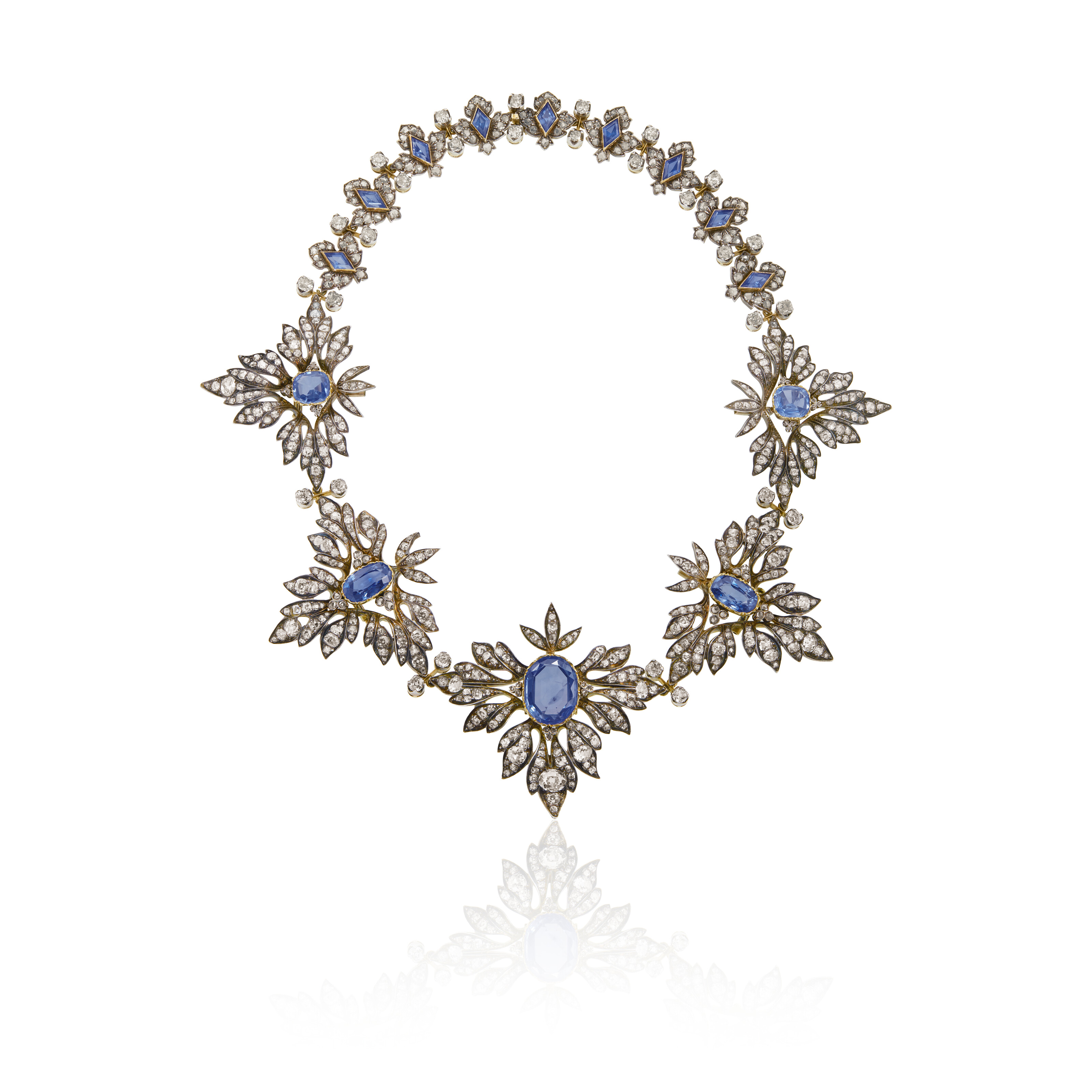 ANTIQUE SAPPHIRE AND DIAMOND NECKLACE, | Christie’s