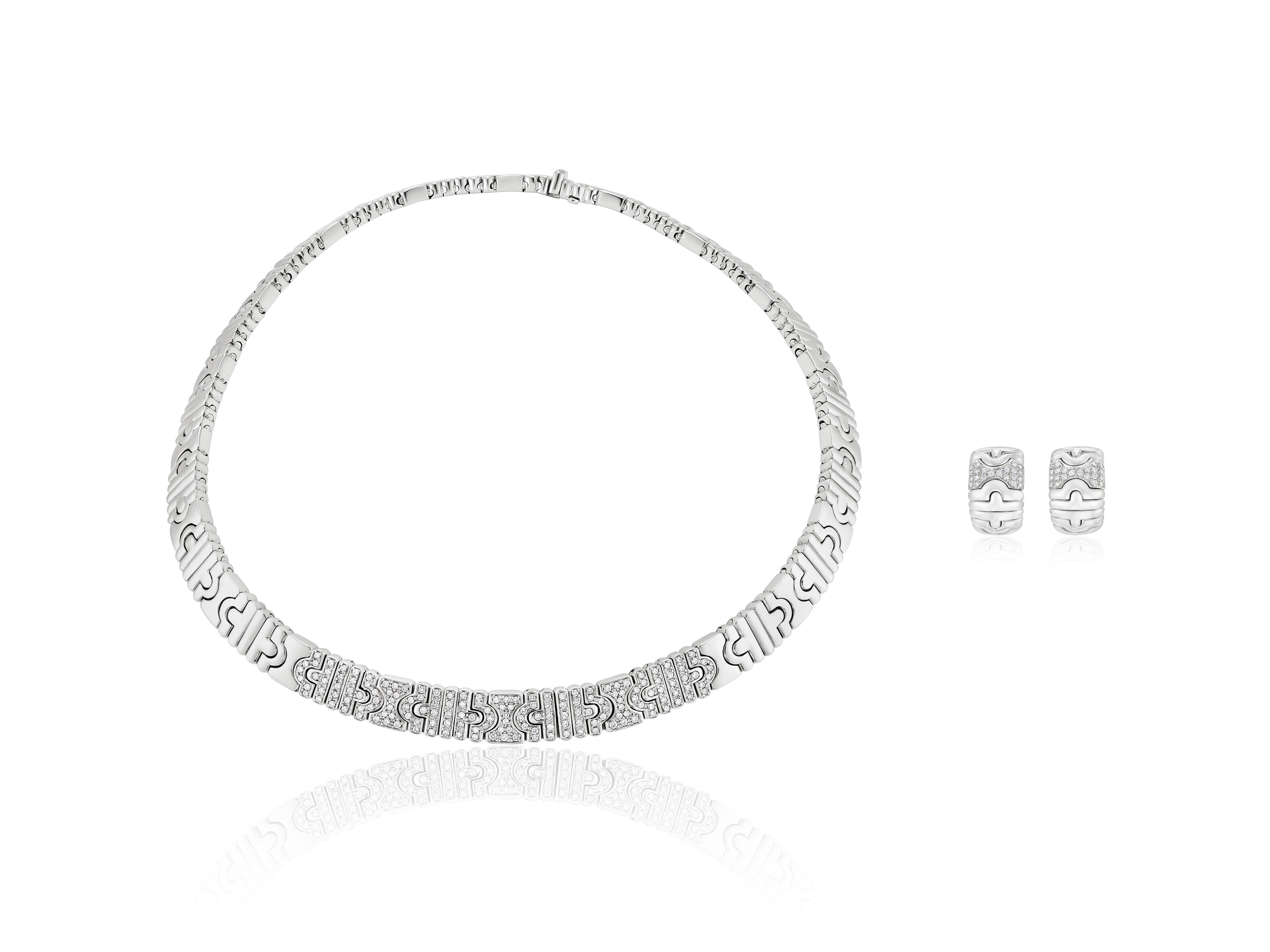 BULGARI SET OF DIAMOND AND WHITE GOLD 'PARENTESI' JEWELRY, | Christie’s