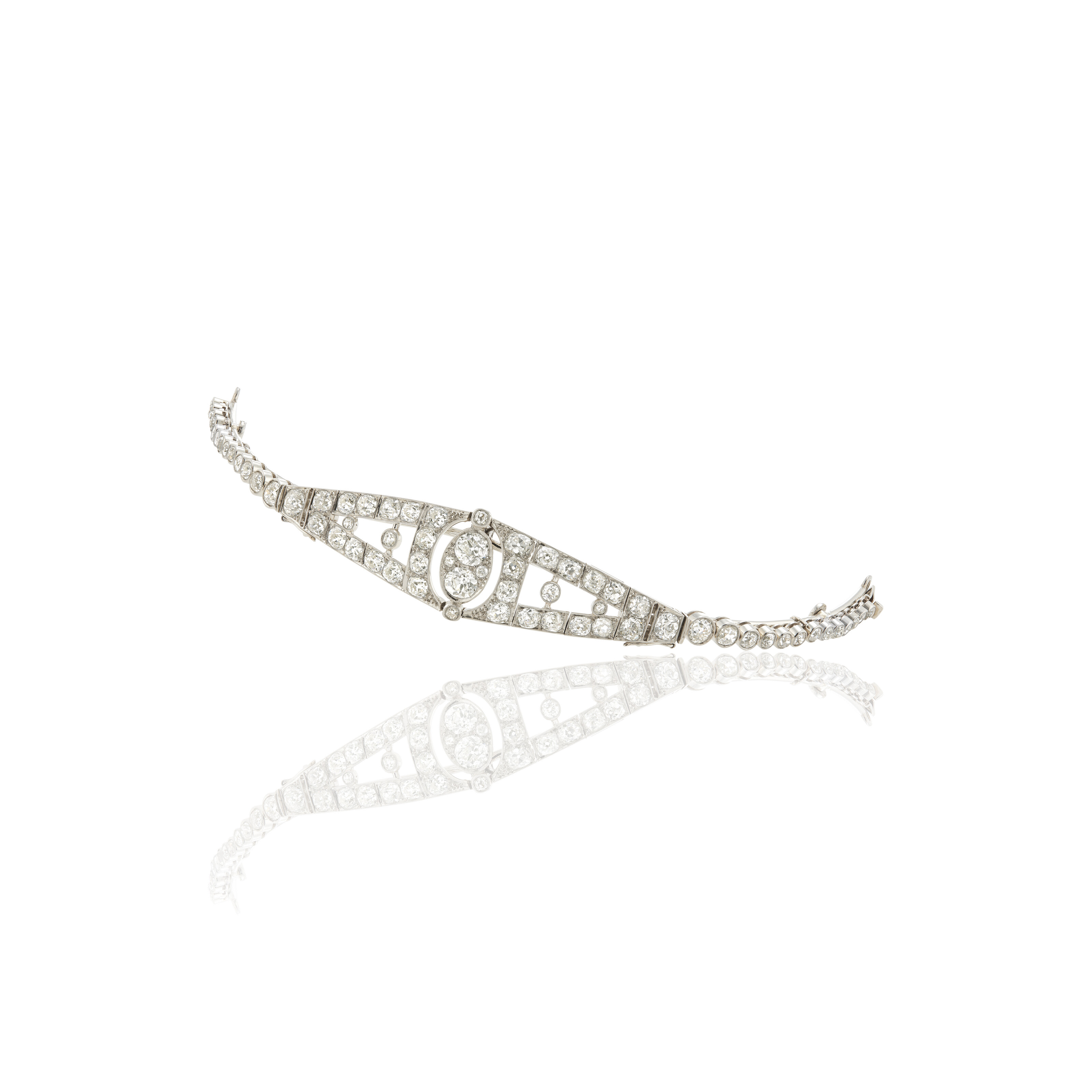 NO RESERVE | ART DECO DIAMOND TIARA-BRACELET, | Christie’s