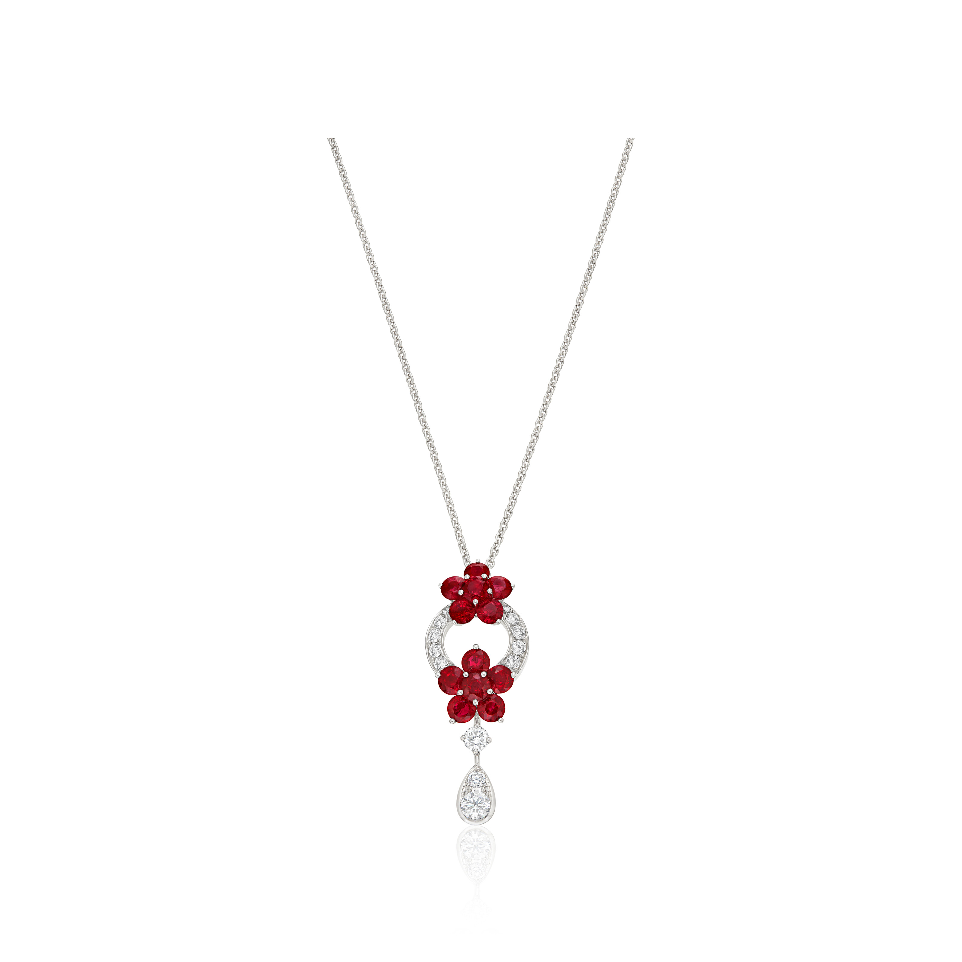 NO RESERVE | GRAFF RUBY AND DIAMOND PENDANT NECKLACE, | Christie’s