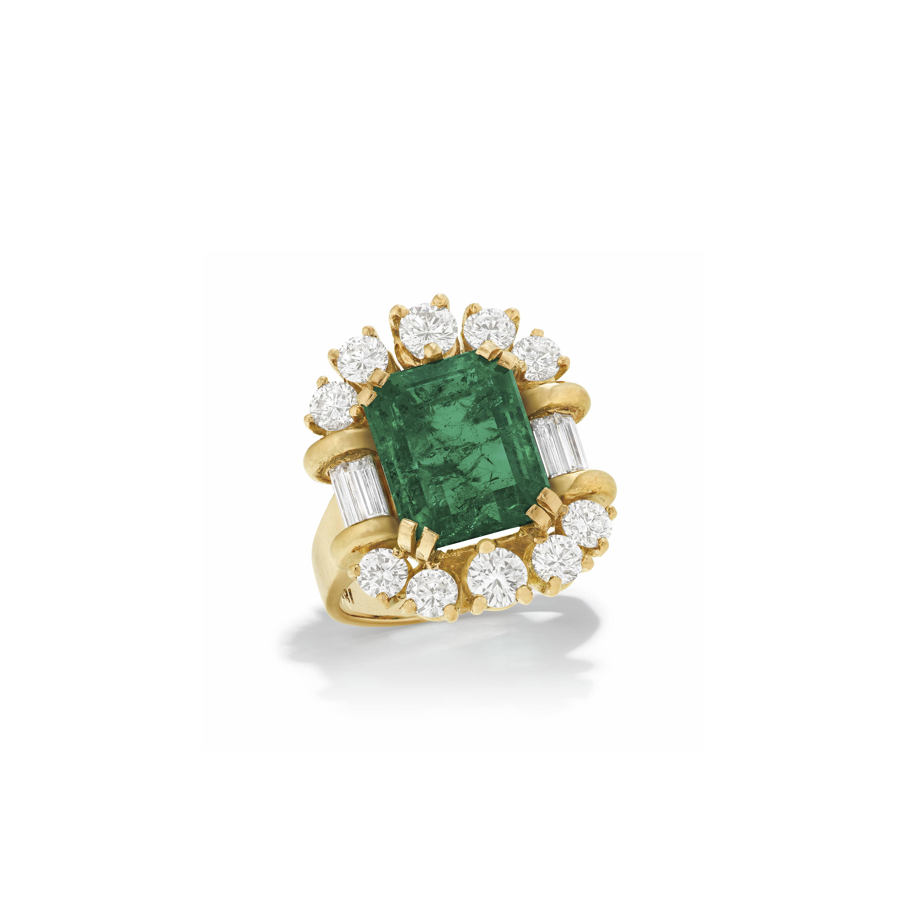 NO RESERVE | PAUL FLATO EMERALD AND DIAMOND RING, | Christie’s